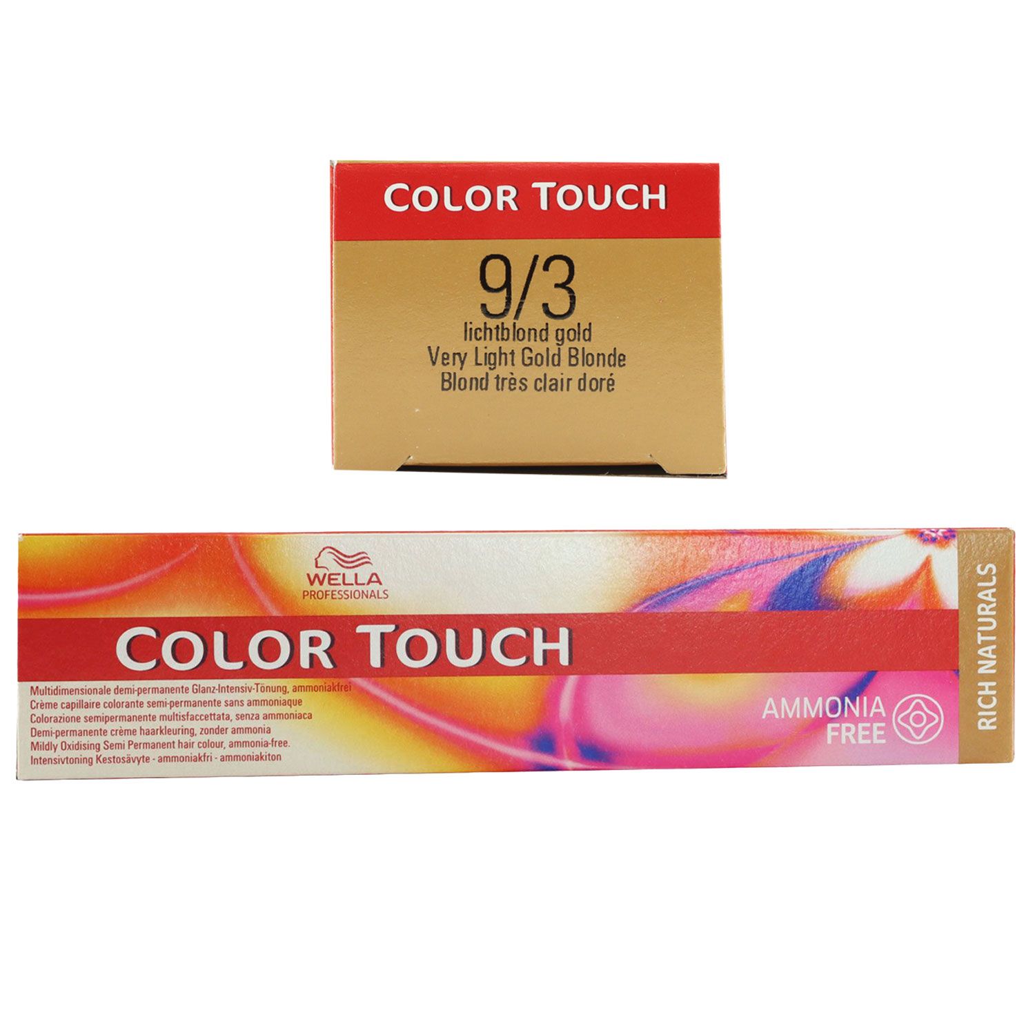 Wella Color Touch Rich Naturals 60 ml 9/3 lichtblond gold --> Riemax ...