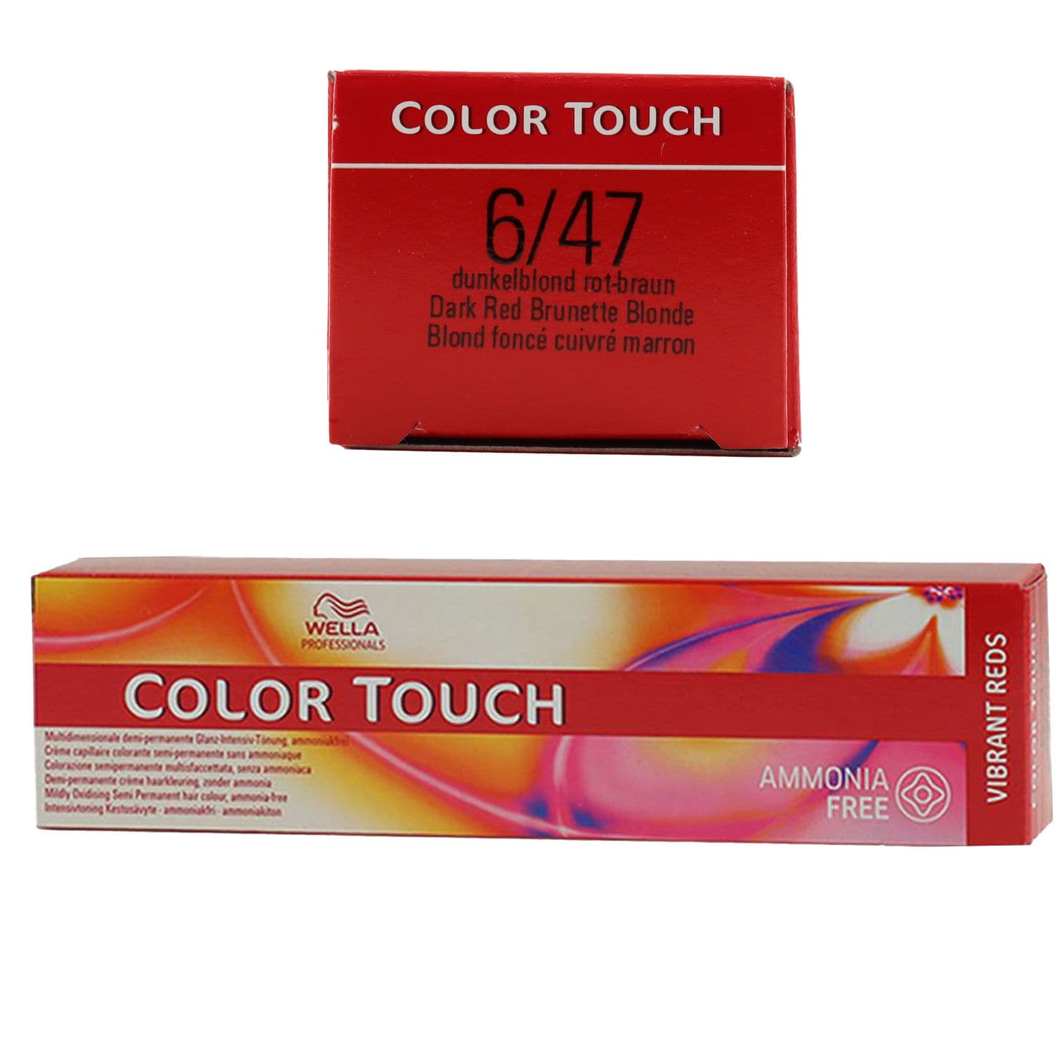 Wella Color Touch Vibrants Reds 60 ml 6/47 dunkelblond rot braun ...
