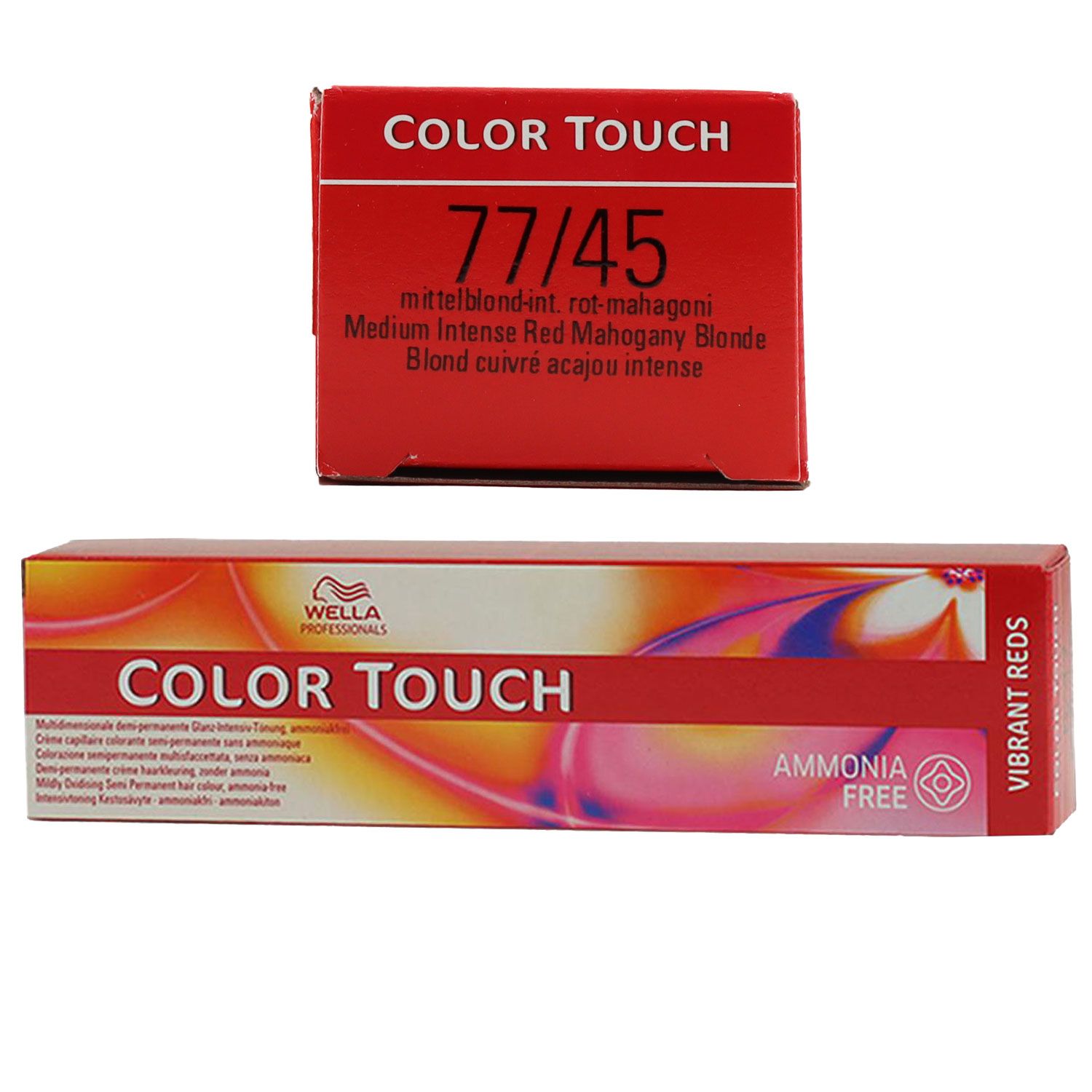Wella Color Touch Vibrants Reds 60 ml 77/45 mittelblond intensiv rot ...