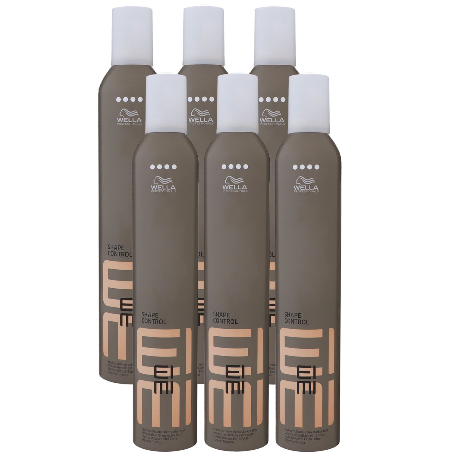 Wella Eimi Shape Control Schaum Set 6x500ml