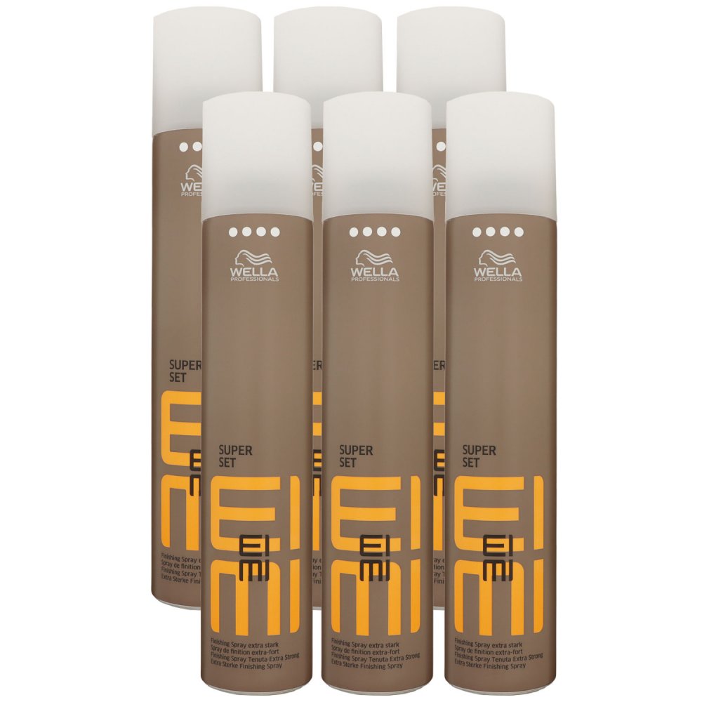 6 x 300 ml Wella Eimi Super Set Haarspray Level 4 Set