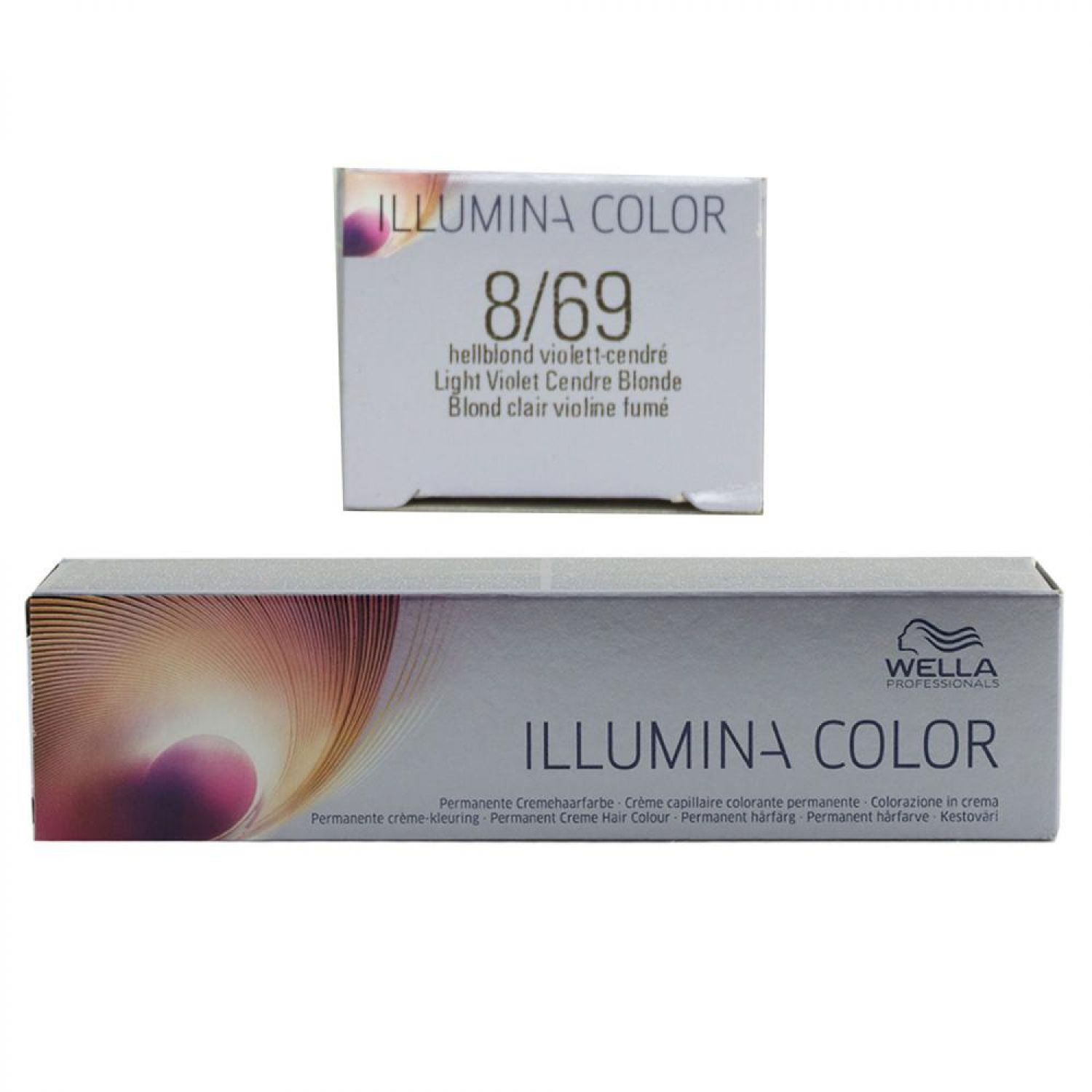 Wella Illumina 60 ml 8/69 hellblond violett cendre permanente ...