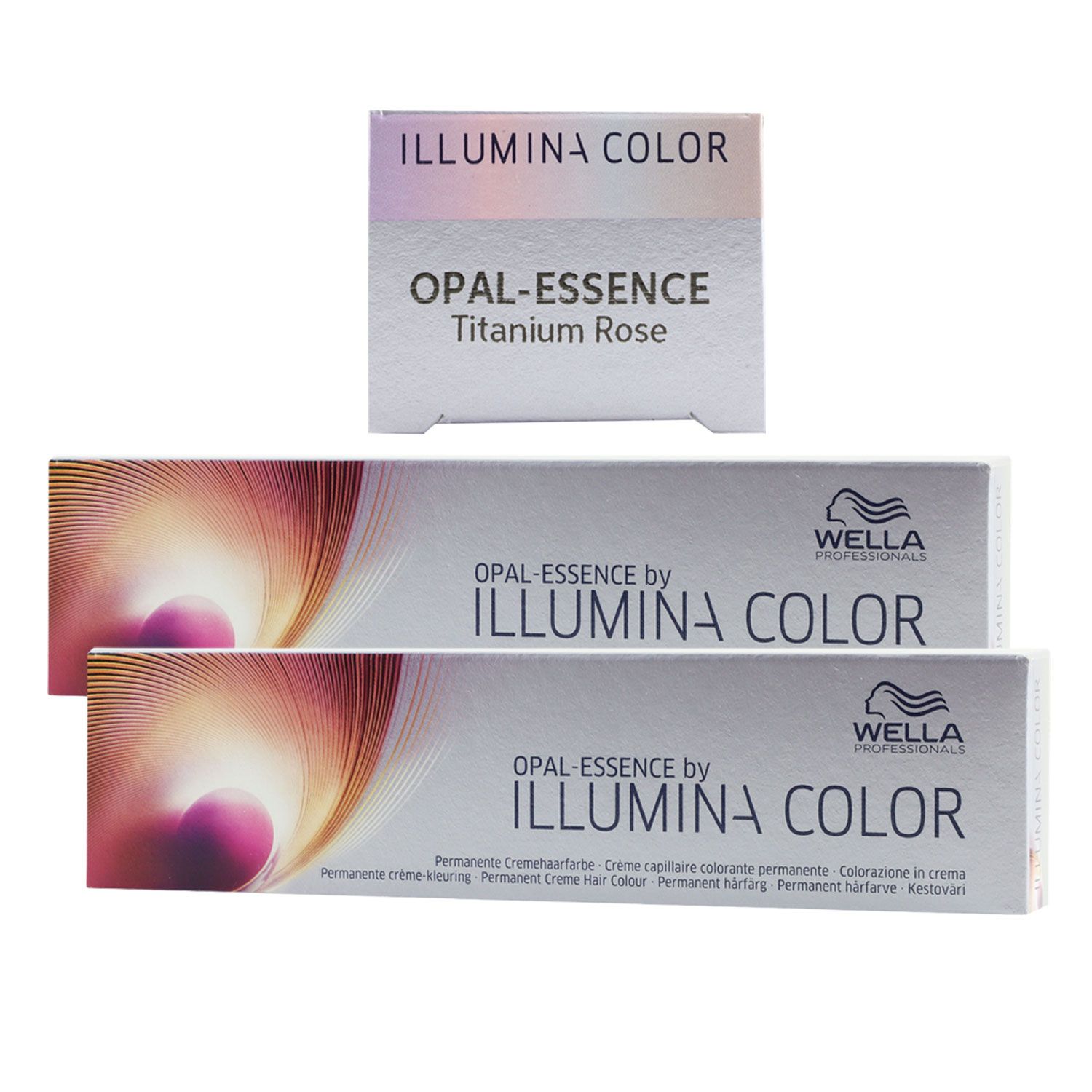 Wella Illumina Opal Essence 2 x 60 ml Titanium Rose Set --> Riemax ...