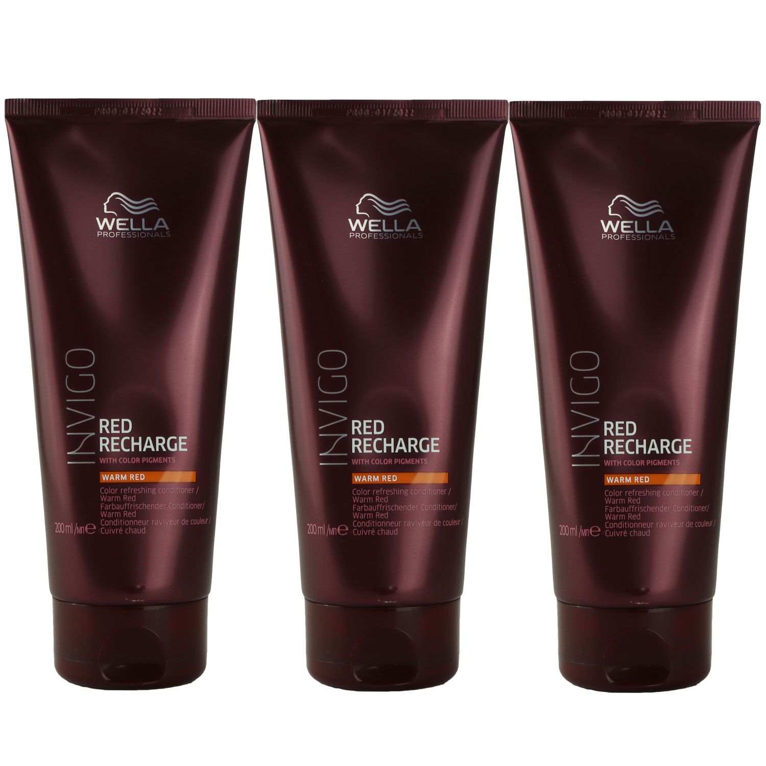 Wella Professionals Invigo 3 x 200 ml Warm Red