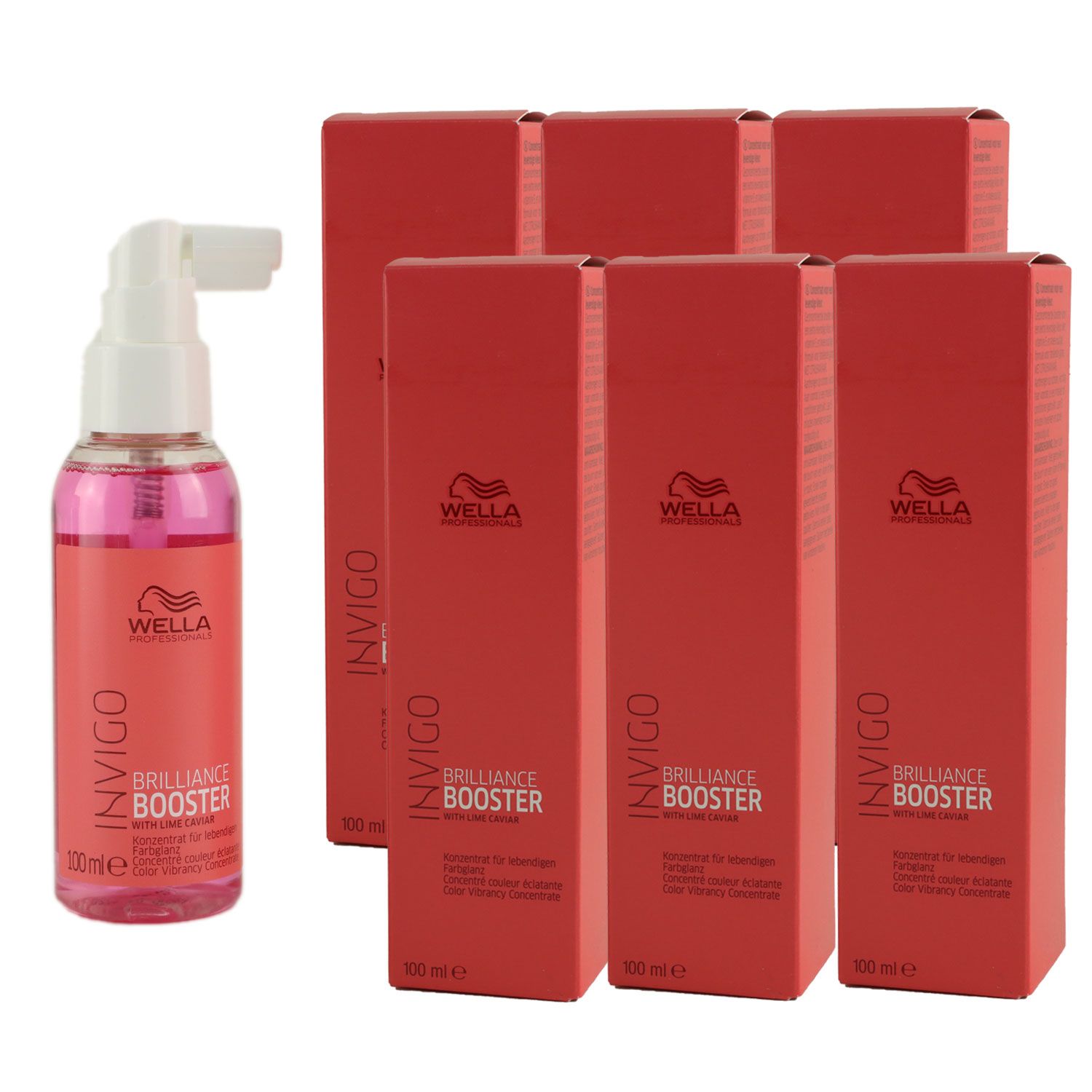 Wella Invigo Brilliance Booster 6 x 100 ml Haarserum be