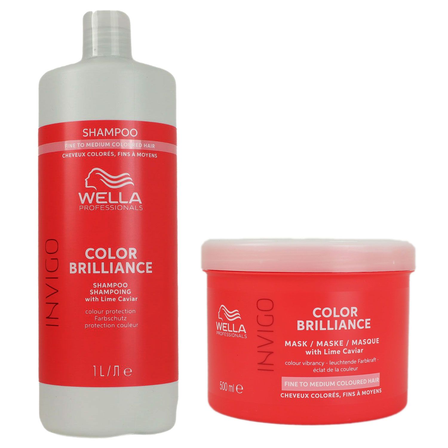 Wella Invigo Color Brilliance Shampoo & Maske Set