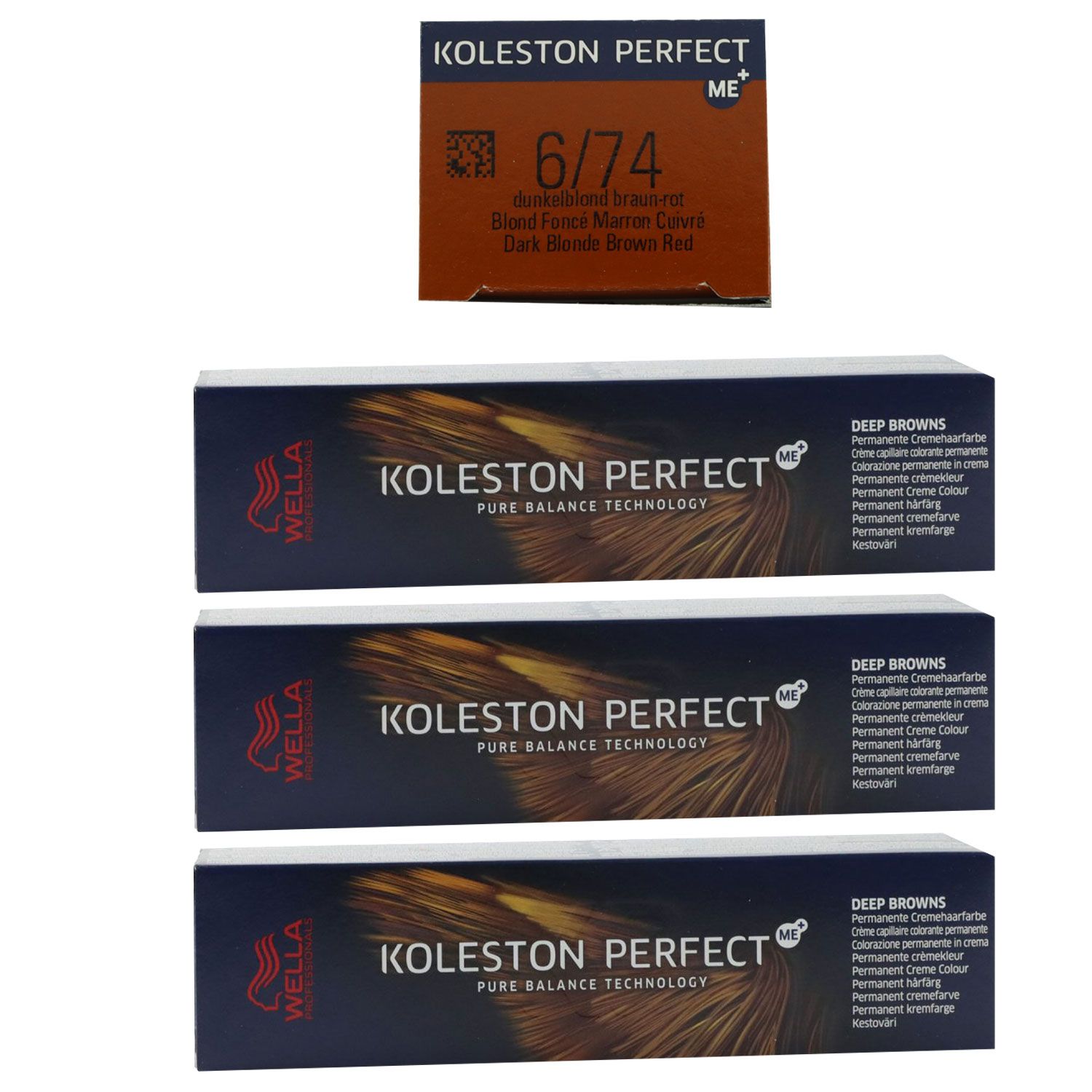 Wella KP Deep Browns 3 x 60 ml 6/74 Set bei Riemax