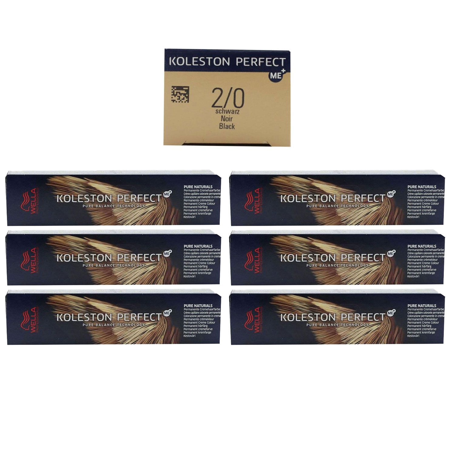 Wella KP ME Pure Naturals 6 x 60 ml 2/0 Set bei Riemax