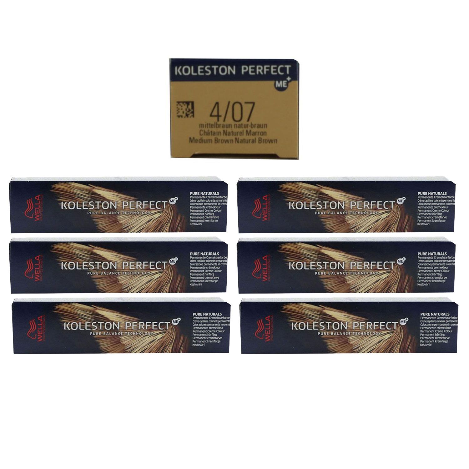 Wella KP ME Pure Naturals 6 x 60 ml 4/07 bei Riemax