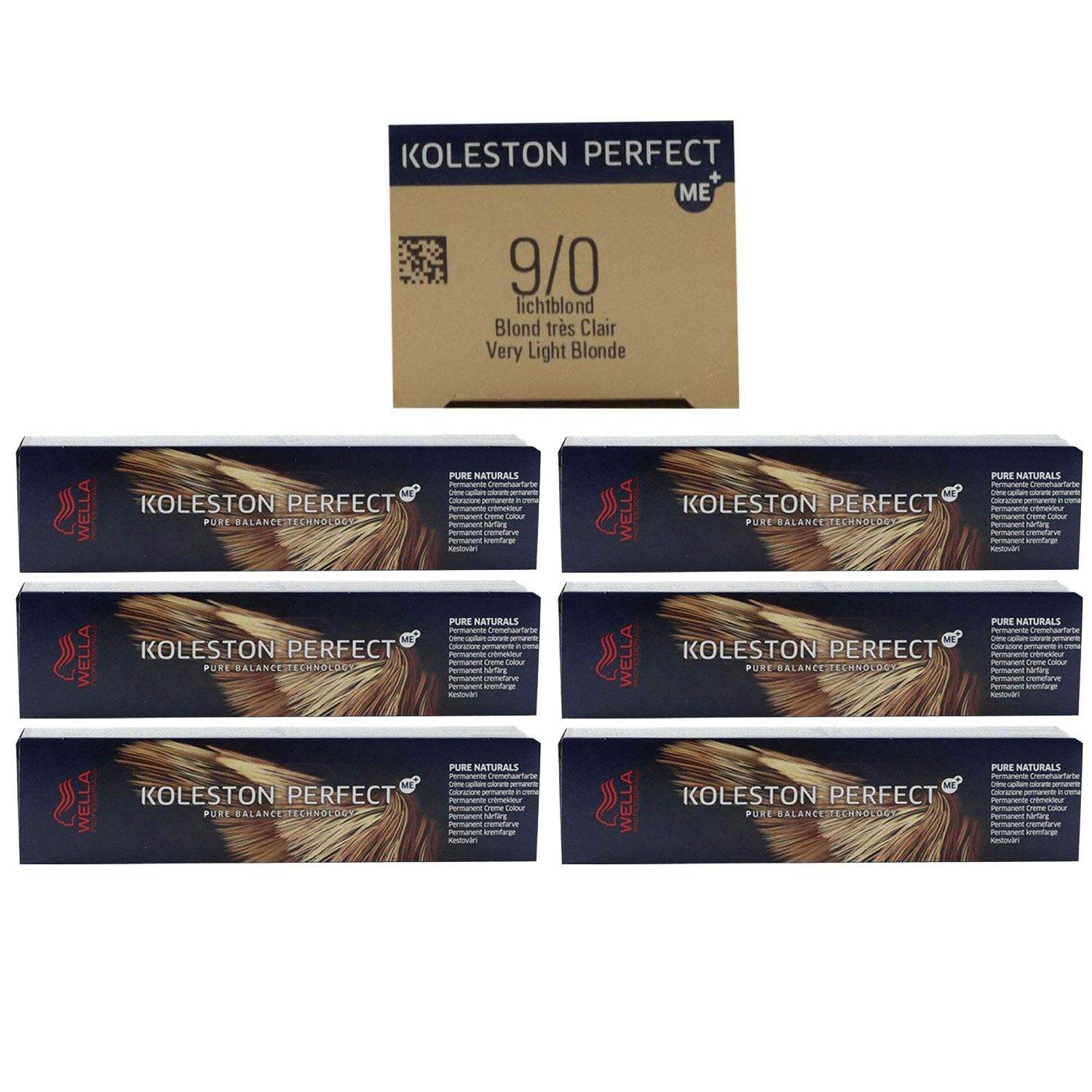 Wella KP ME Pure Naturals 6 x 60 ml 9/0 Set bei Riemax