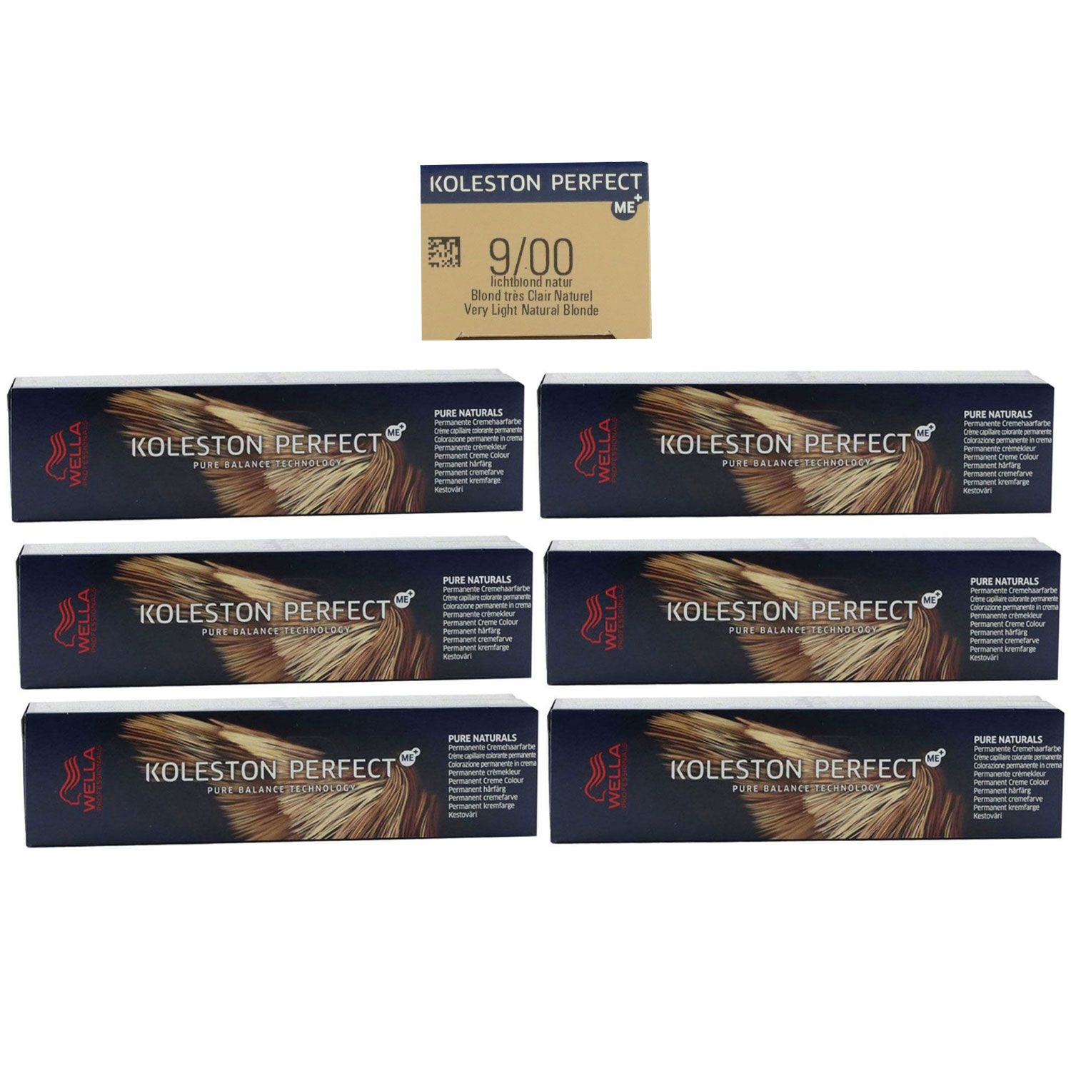 Wella KP ME Pure Naturals 6 x 60 ml 9/00 Set bei Riemax