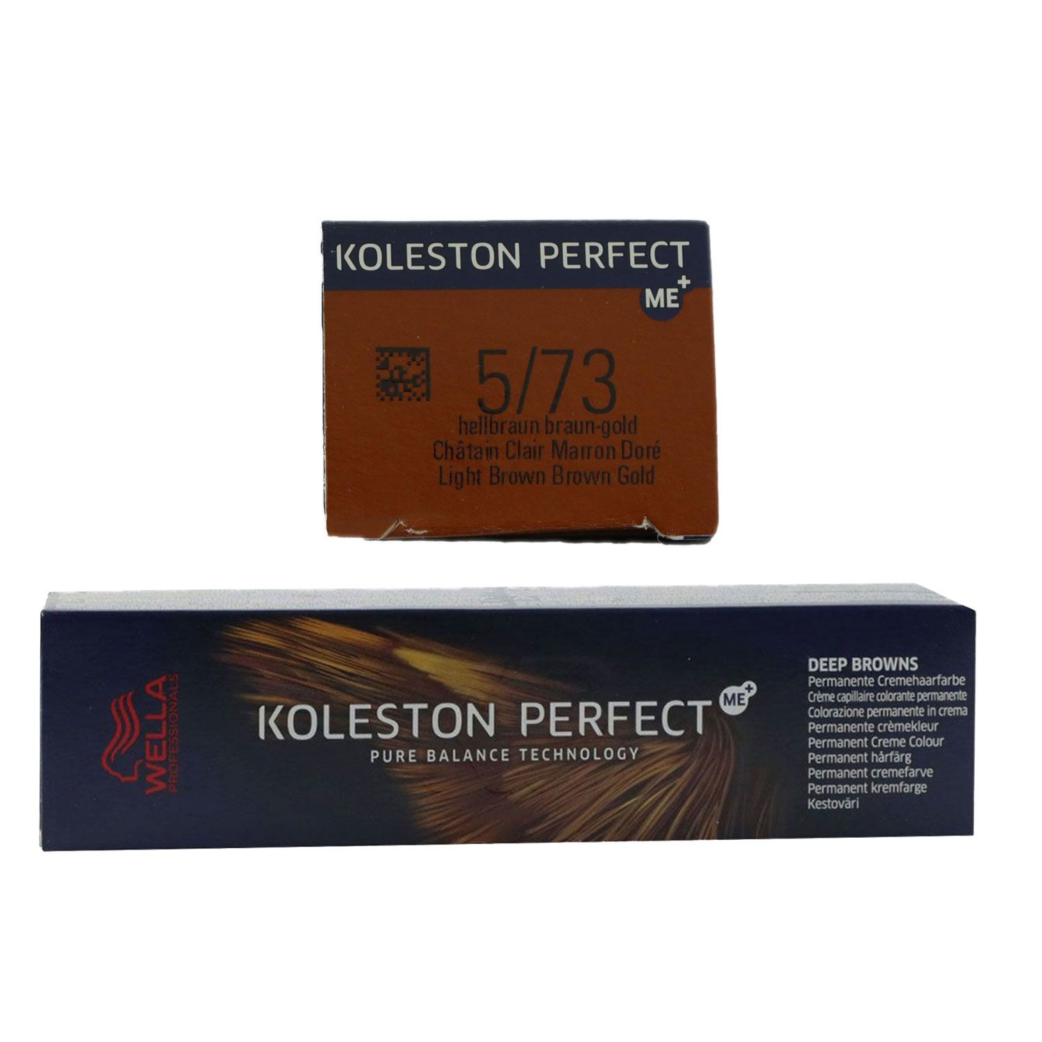 Wella Koleston Perfect ME Deep Browns 60 ml 5/73 hellbraun braun gold ...