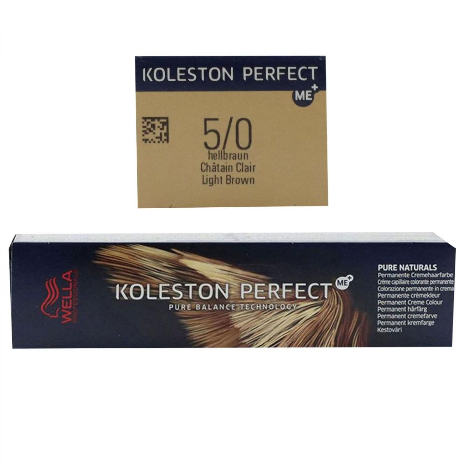 Wella Koleston Perfect ME Pure Naturals 60 ml 5/0 hellbraun --> Riemax | Parfüm, Pflege ...