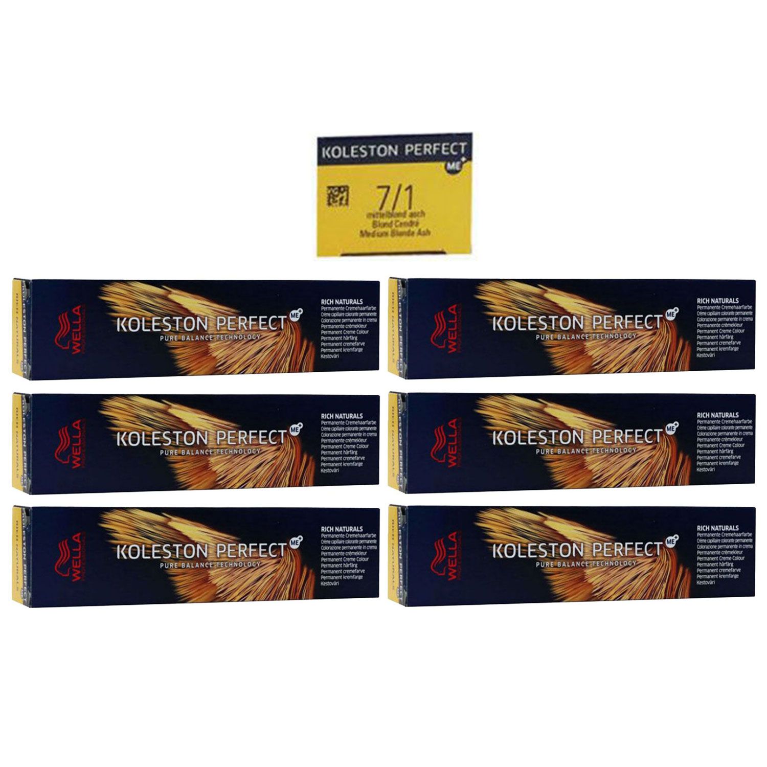 Wella KP ME Rich Naturals 6 x 60 ml 7/1 Set bei Riemax