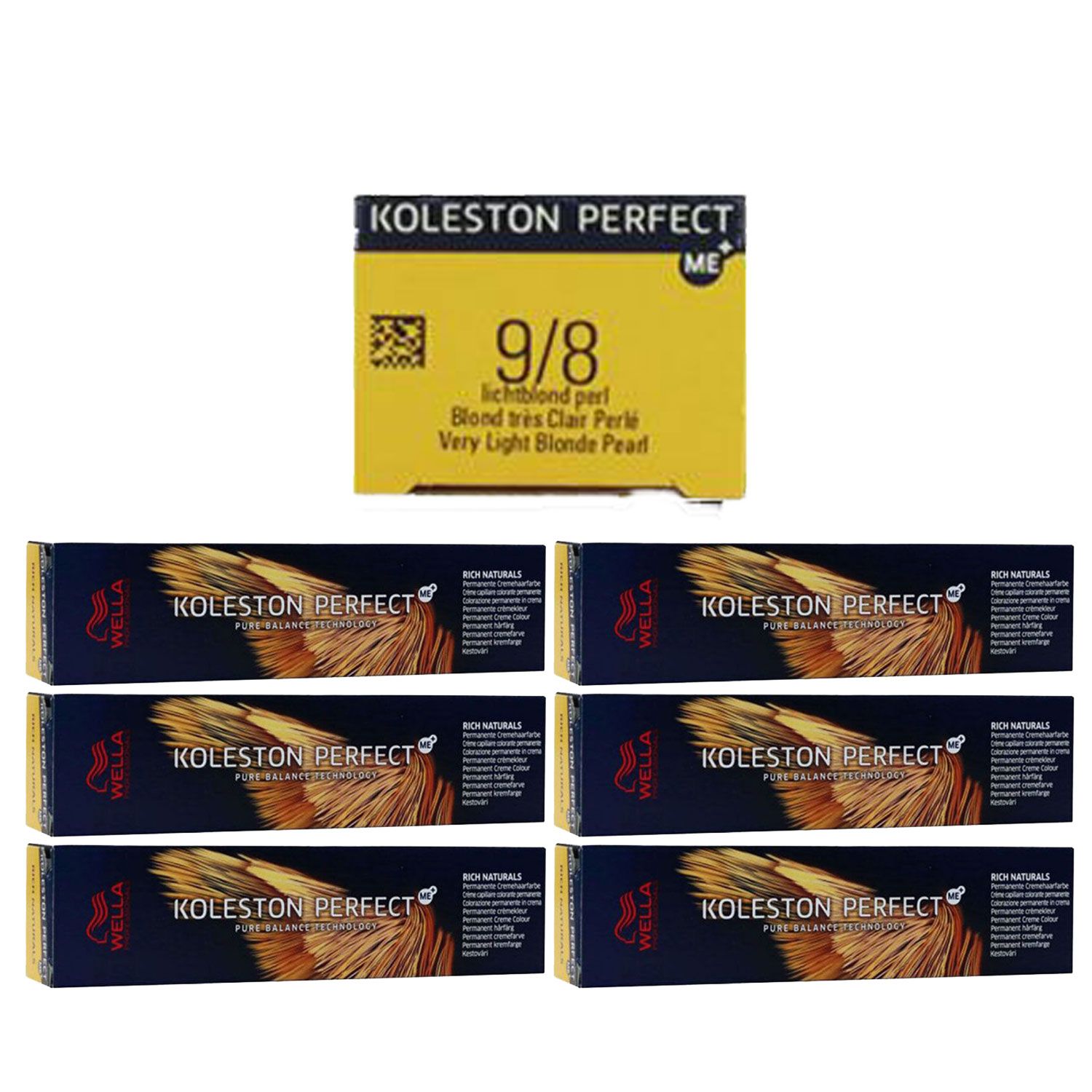 Wella KP ME Rich Naturals 6 x 60 ml 9/8 Set bei Riemax