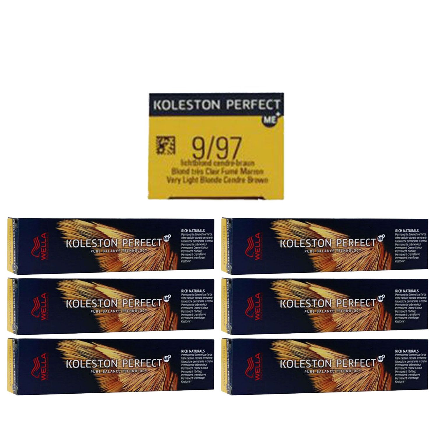 Wella KP ME Rich Naturals 6 x 60 ml 9/97 Set bei Riemax