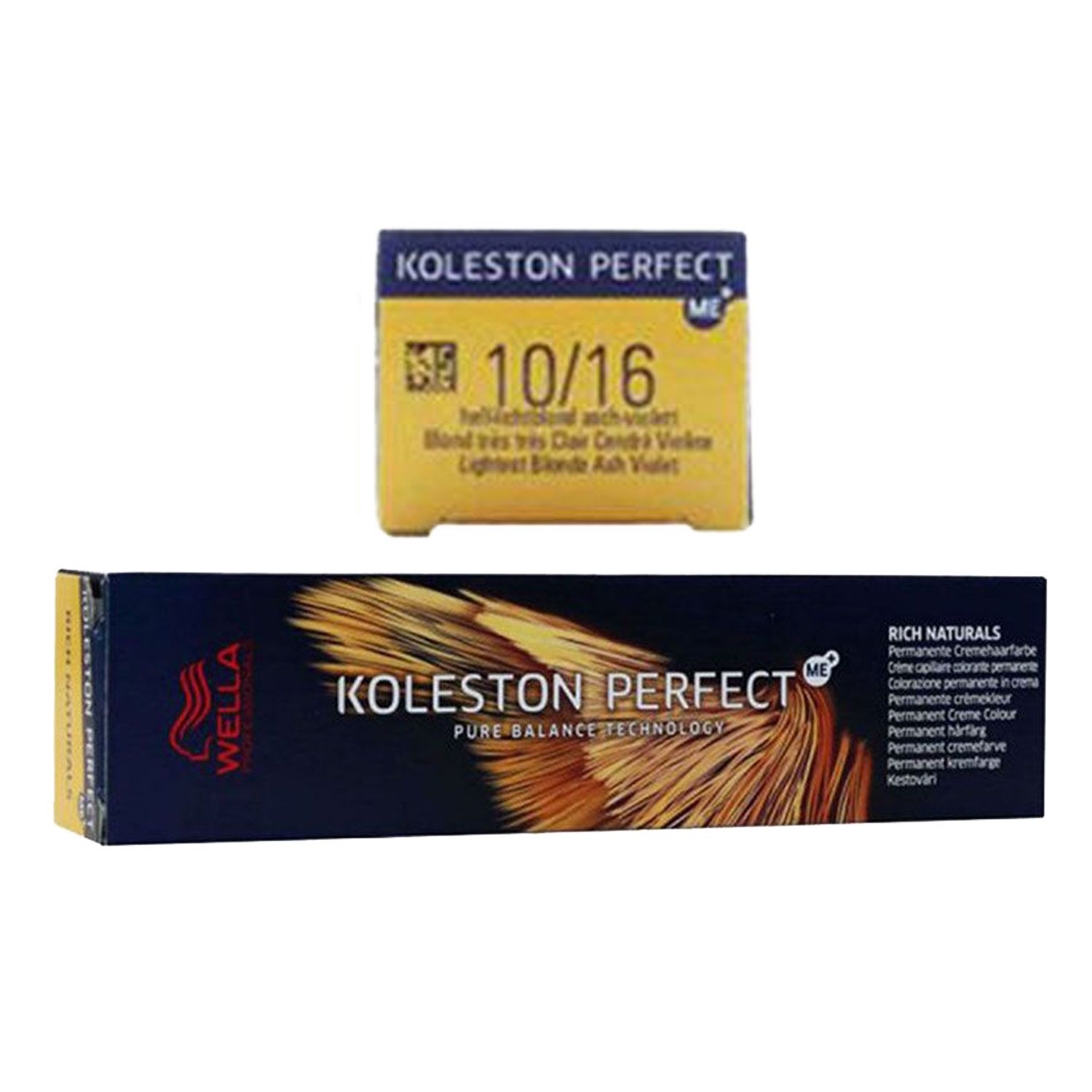 Wella Koleston Perfect ME Rich Naturals 60 ml 10/16 hell lichtblond asch-violett --> Riemax ...