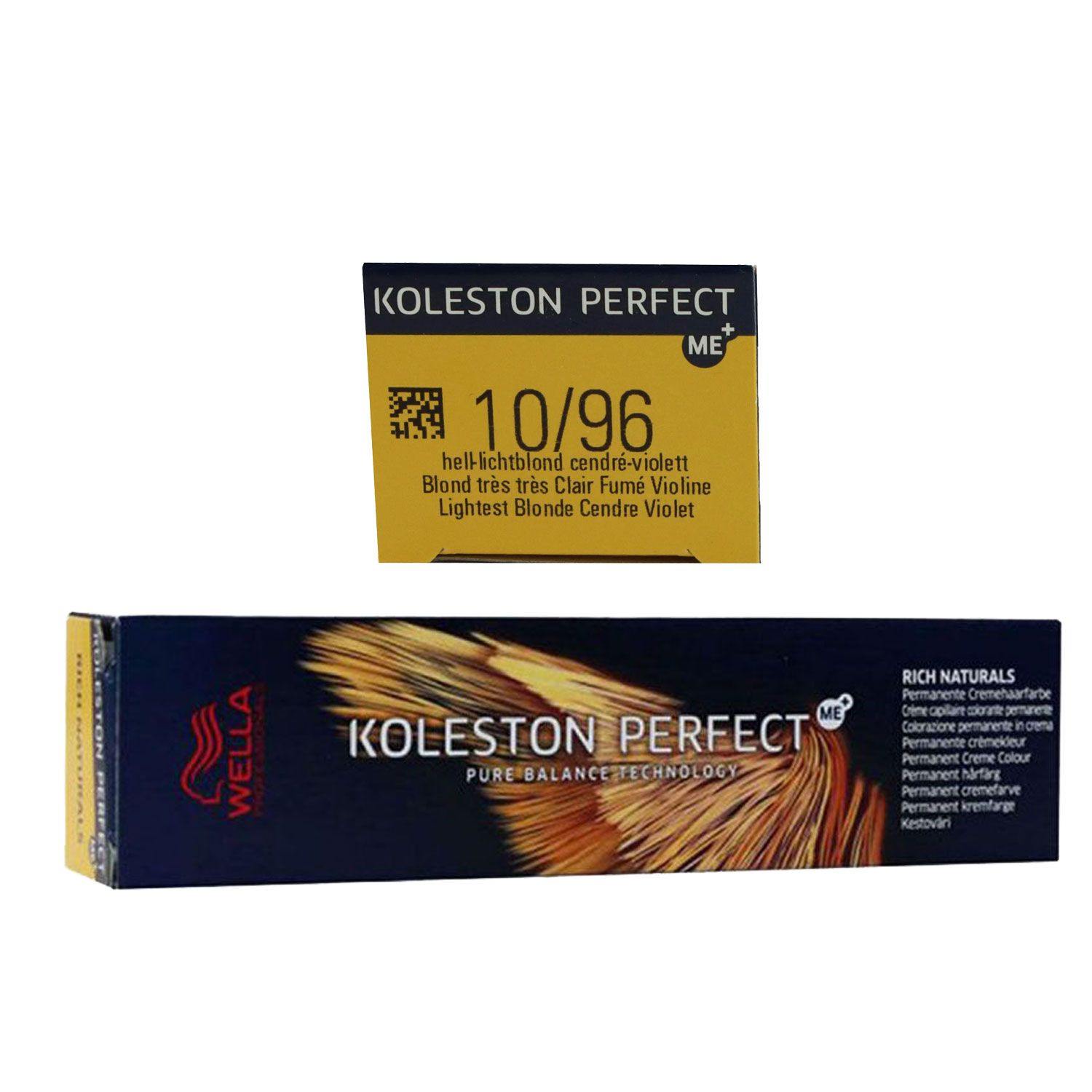 Wella Koleston Perfect ME Rich Naturals 60 ml 10/96 hell lichtblond cendre violett --> Riemax ...