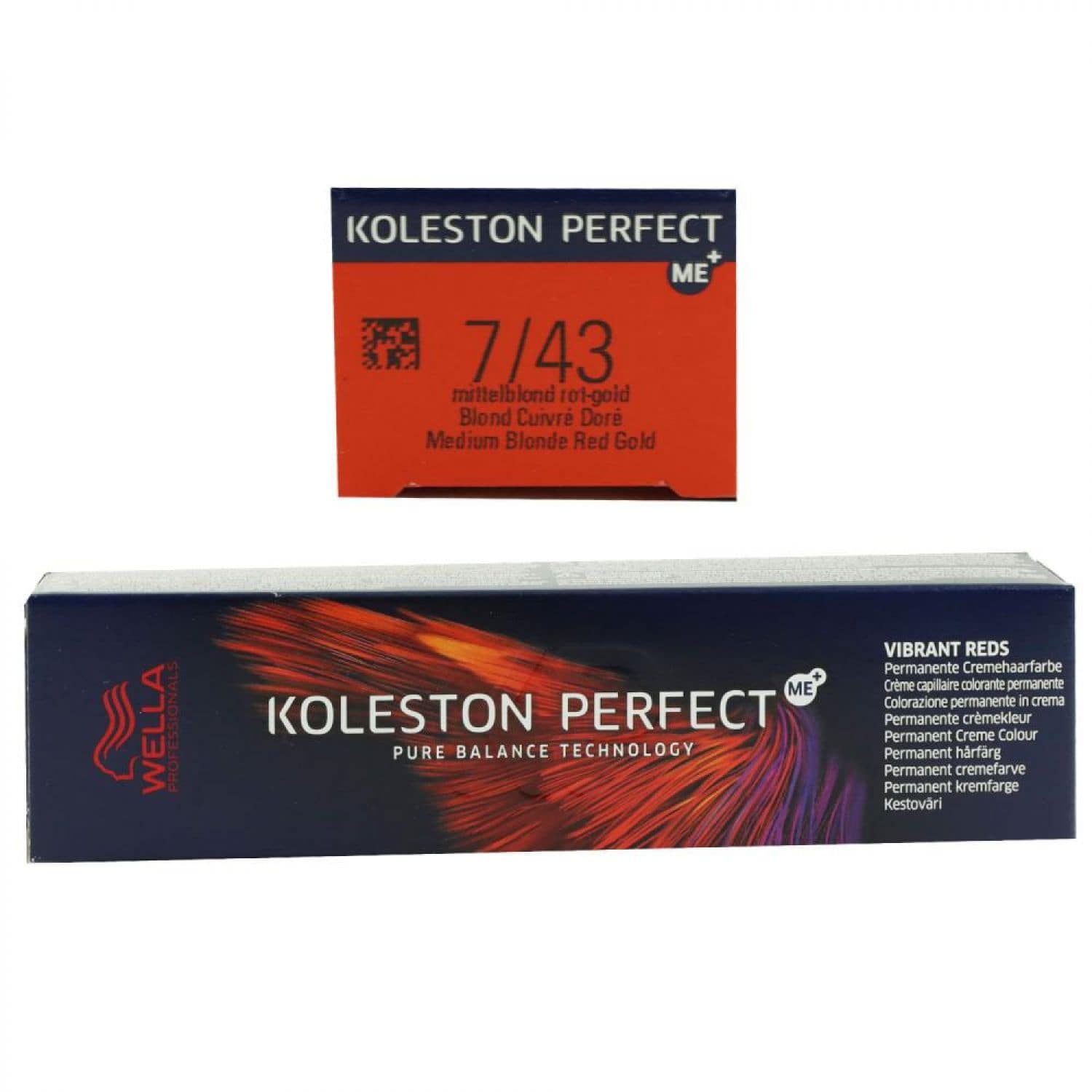 Wella Koleston Vibrant Red 60 ml 7/43 mittelblond rot gold --> Riemax ...