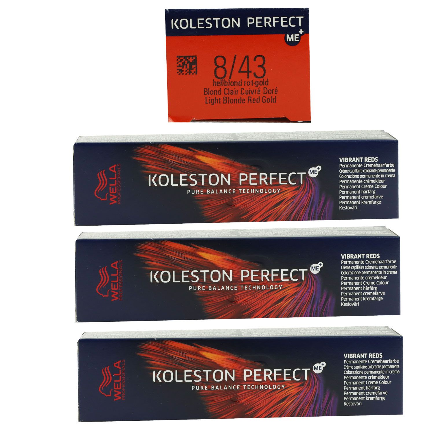 Wella Koleston Vibrant Reds Set 3x60ml