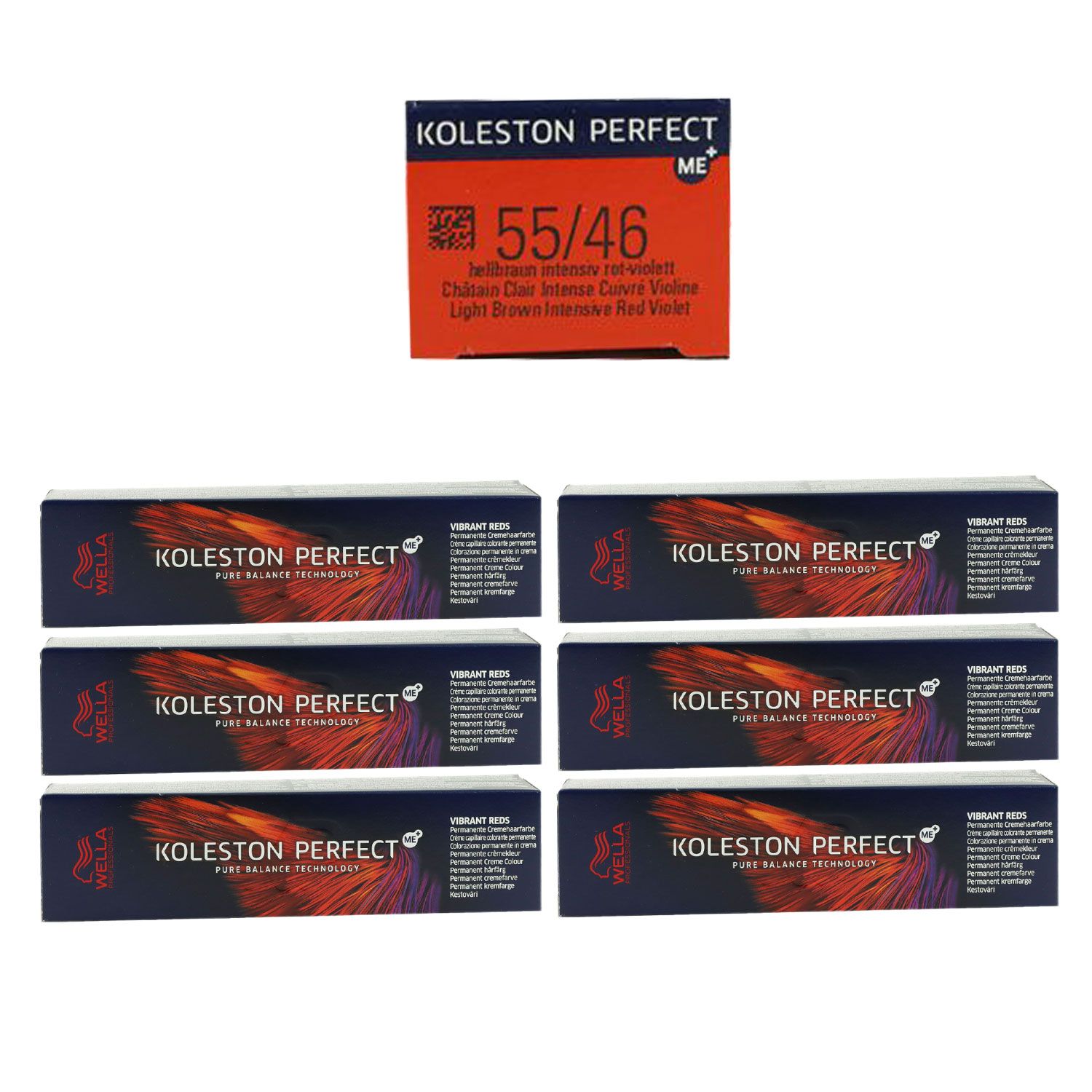 Wella KP ME Vibrant Reds 6 x 60 ml 55/46 Set bei Riemax