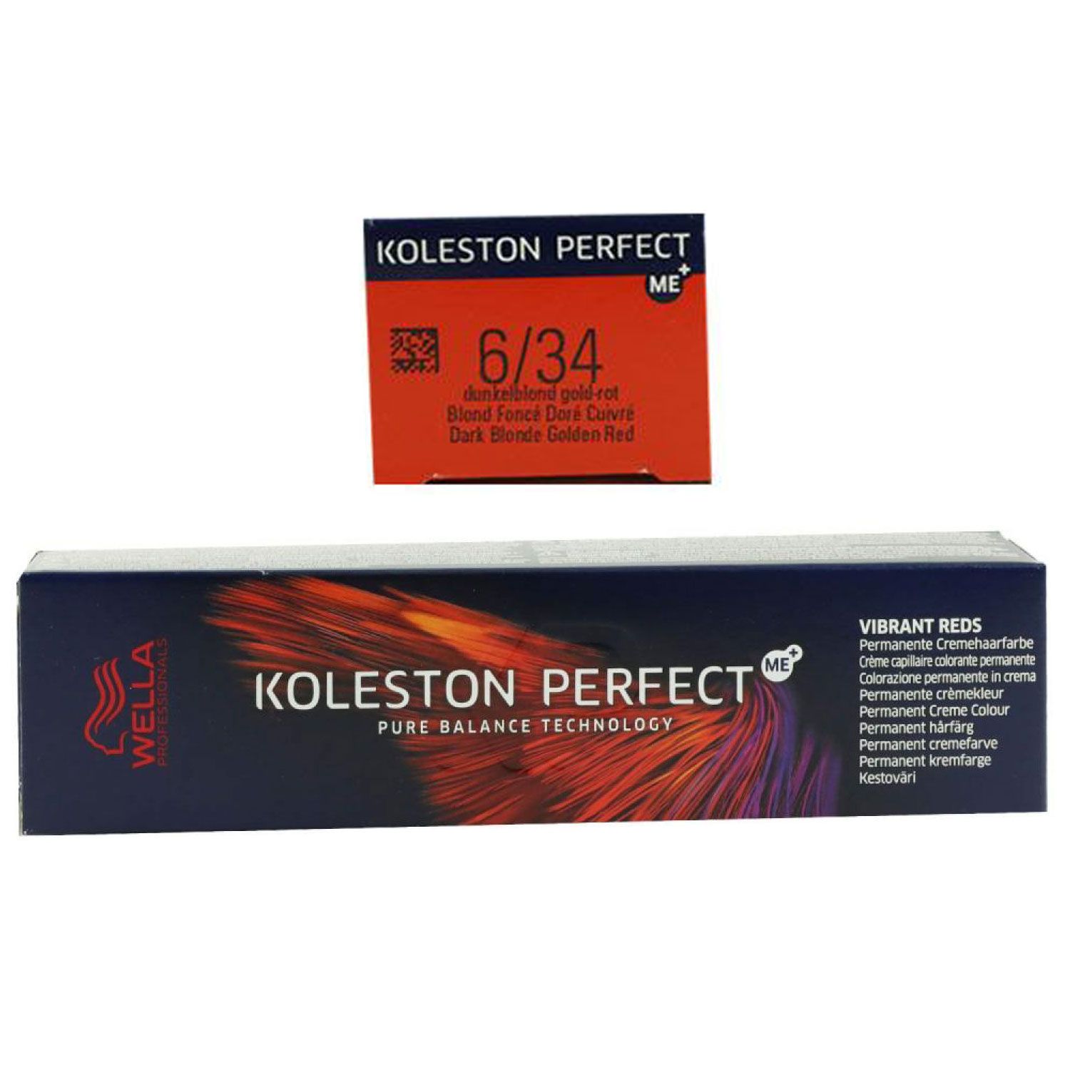 Wella Koleston Vibrant Reds 60 ml 6/34 dunkelbond gold rot --> Riemax ...