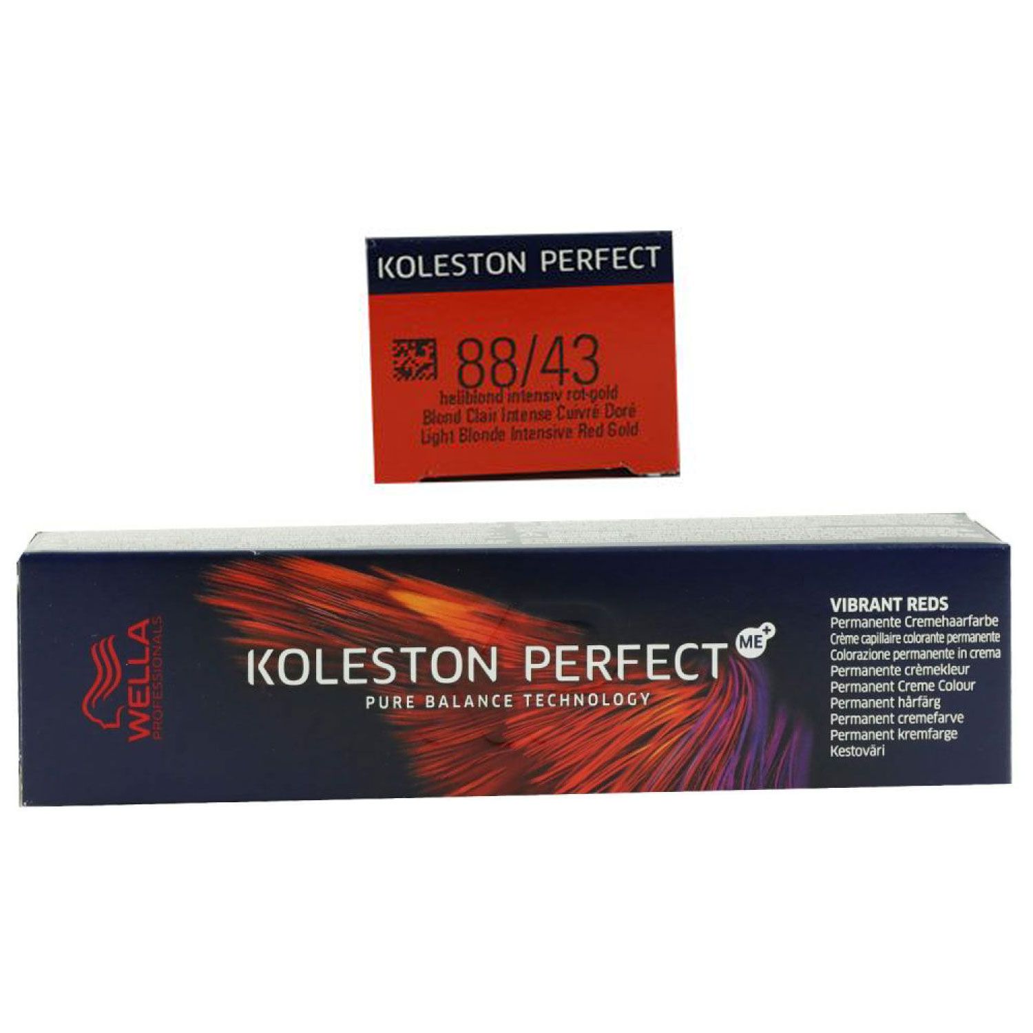 Wella Koleston Vibrant Reds 60 ml 88/43 hellblond intensiv rot gold ...