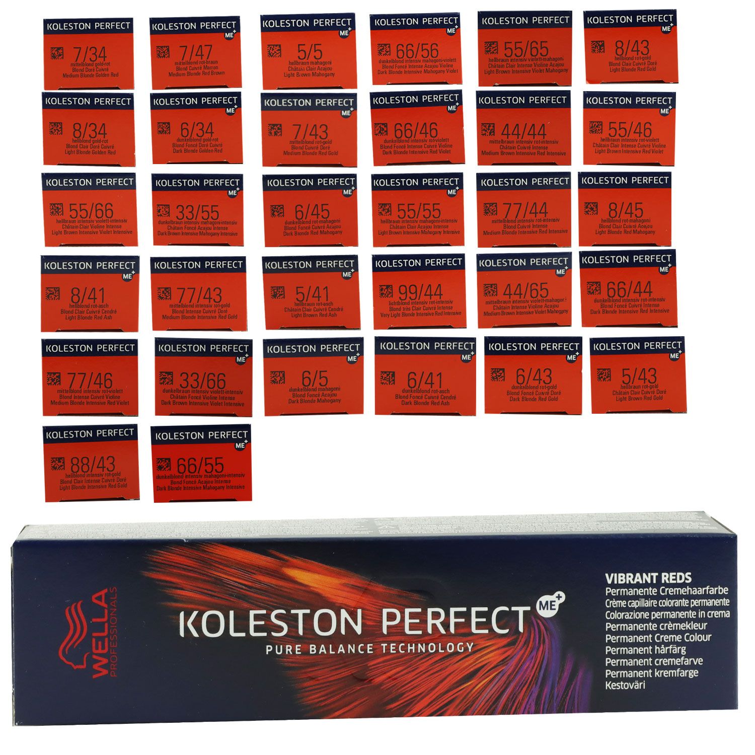 Wella Koleston Perfect ME Vibrant Reds 60 ml freie Farb
