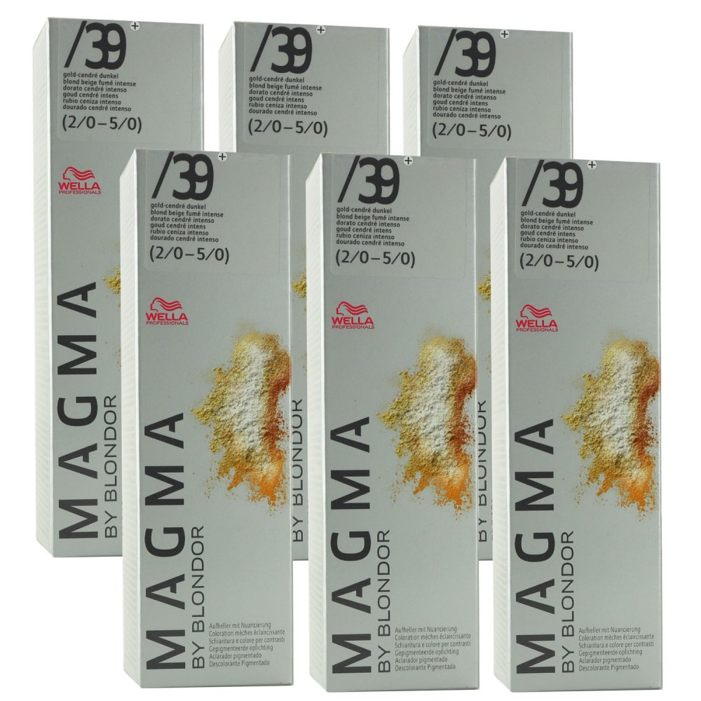 Wella Magma 6 x 120 g /39+ Strähnen-Haarfarb