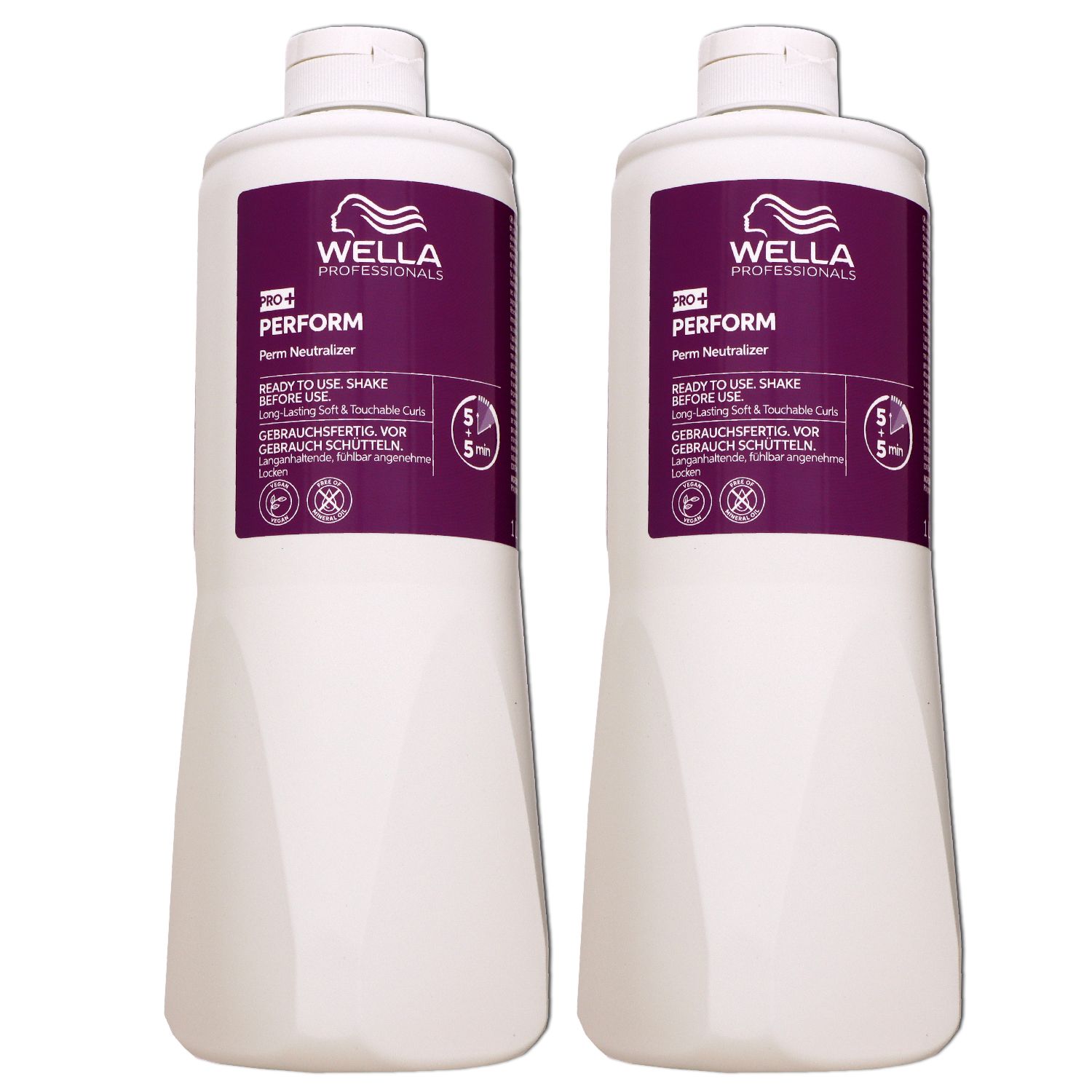 Wella Pro+ Perform Perm 2 x 1000 ml Neutralizer Fixierung Set ...