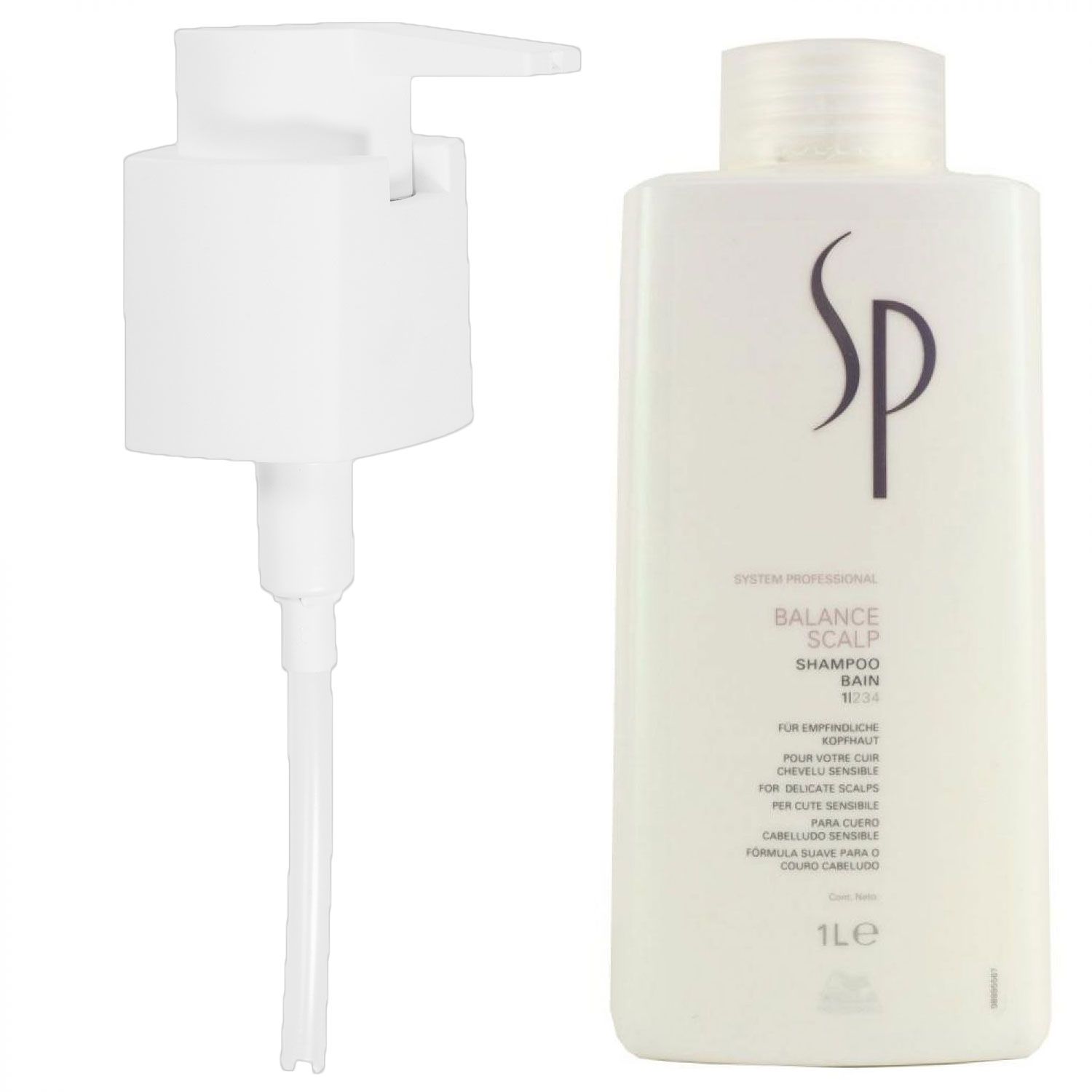 Wella SP Balance Scalp Shampoo 1000 ml & Dosierpumpe