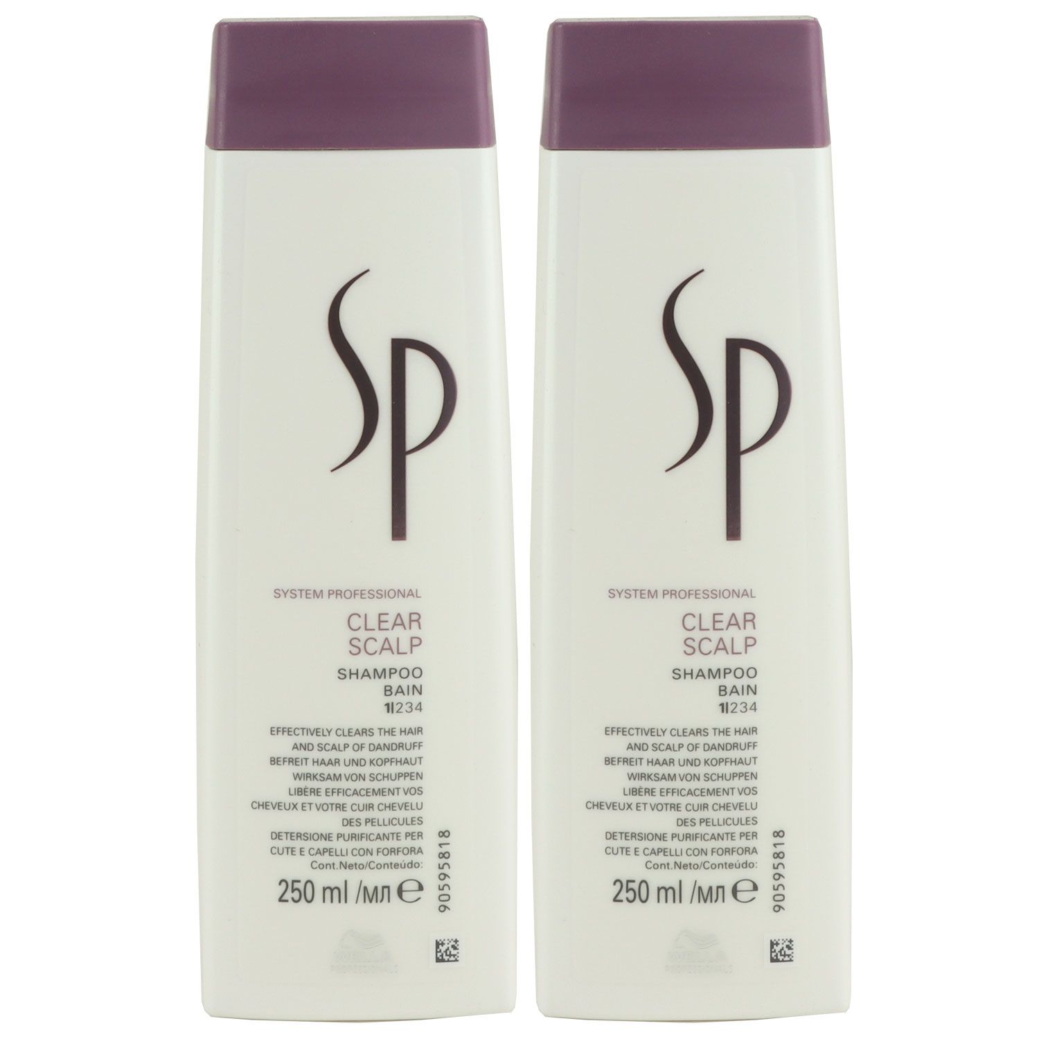 Wella SP Clear Scalp Shampoo 2 x 250 ml bei Riemax