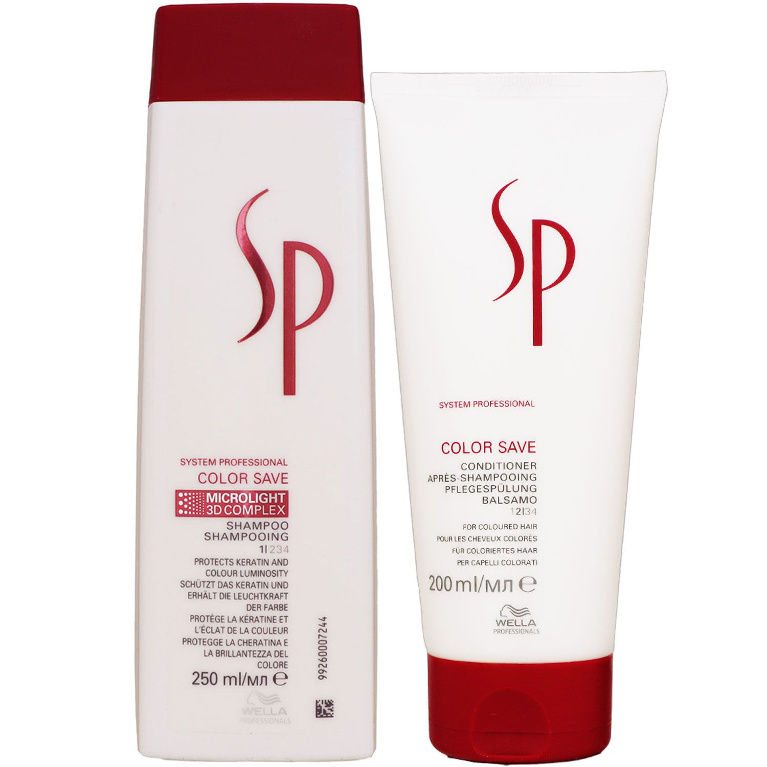 Wella SP Color Save 250 ml Shampoo & 200 ml Conditioner Set --> Riemax ...