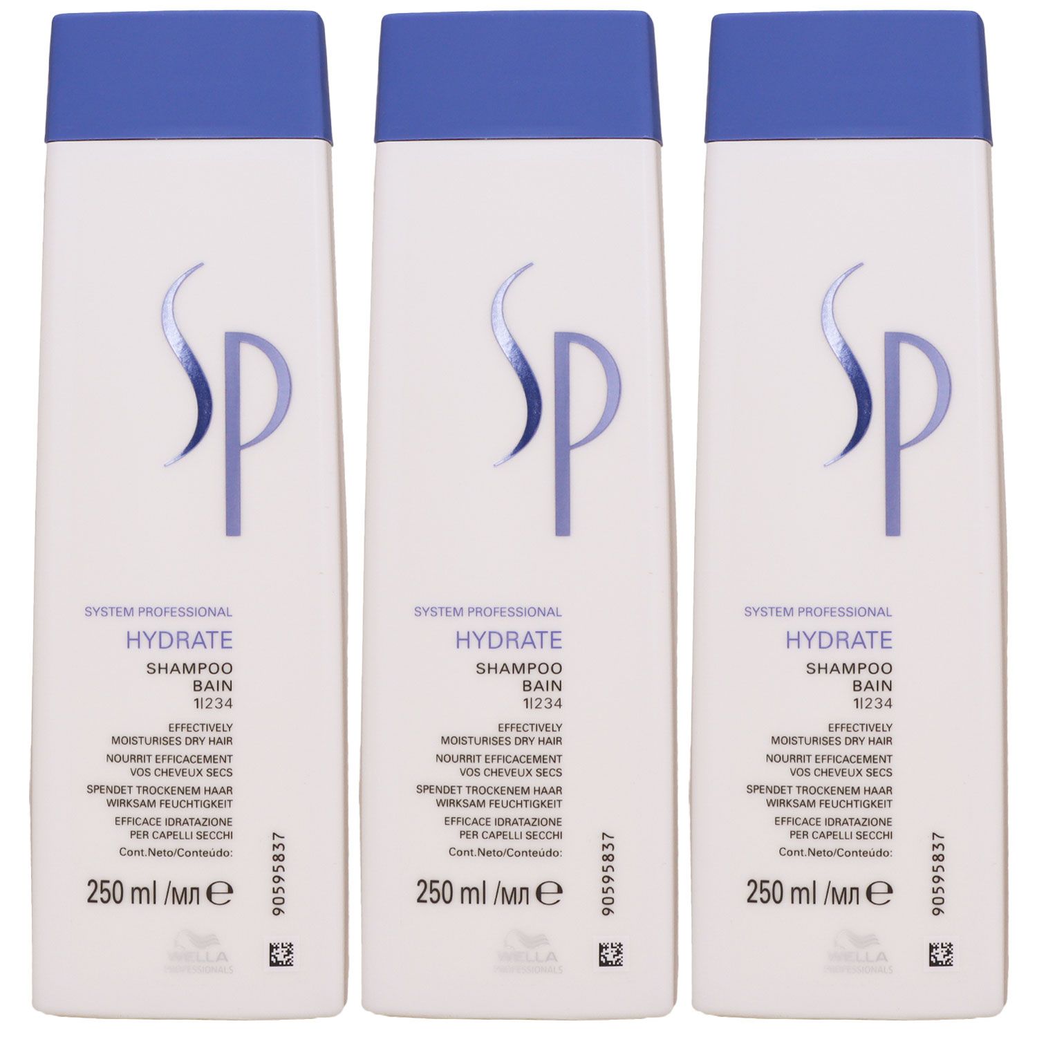 Wella SP Hydrate 3 x 250 ml Shampoo Set --> Riemax | Parfüm, Pflege ...