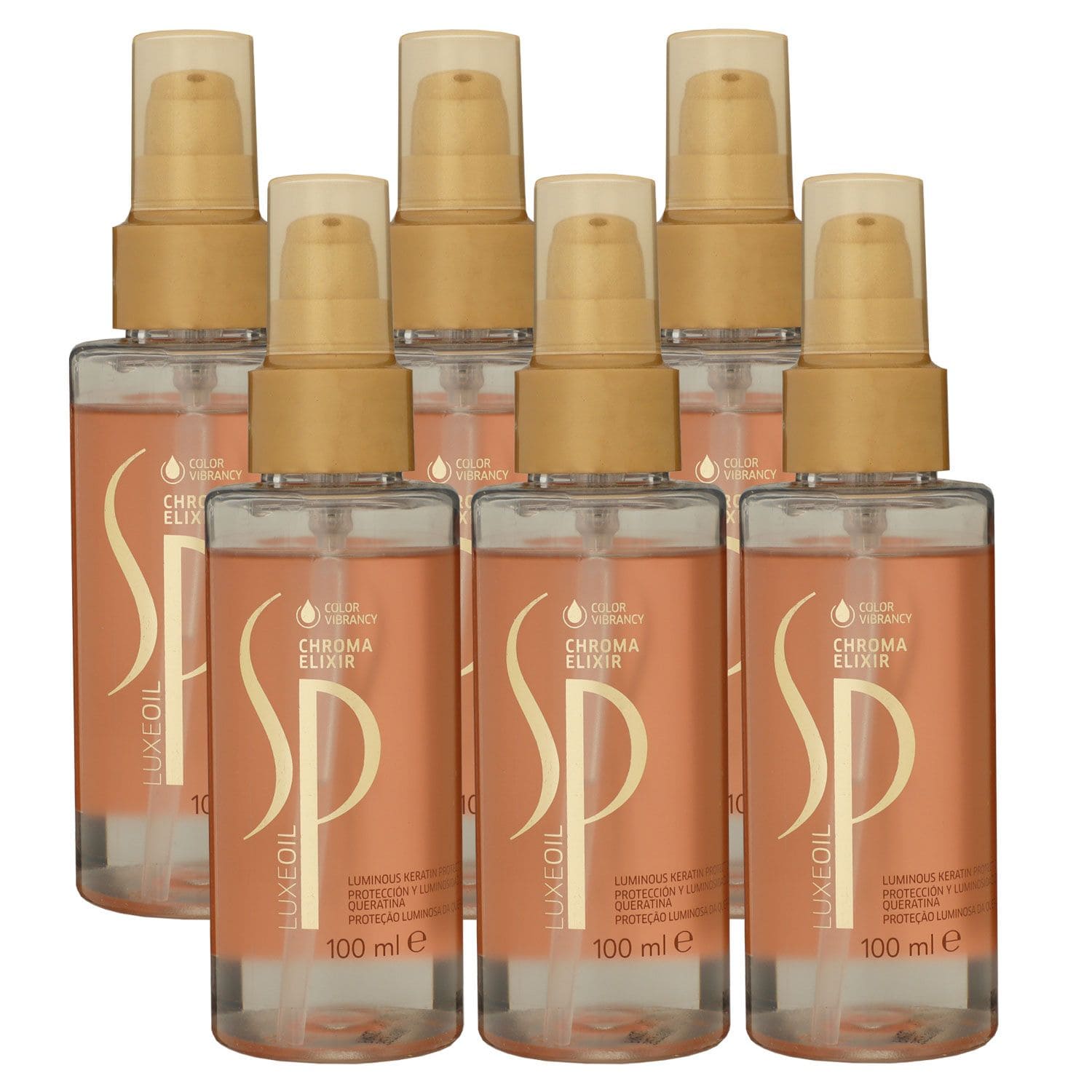 Wella SP Luxe Oil Chroma Elixir 6 x 100 ml Haaröl