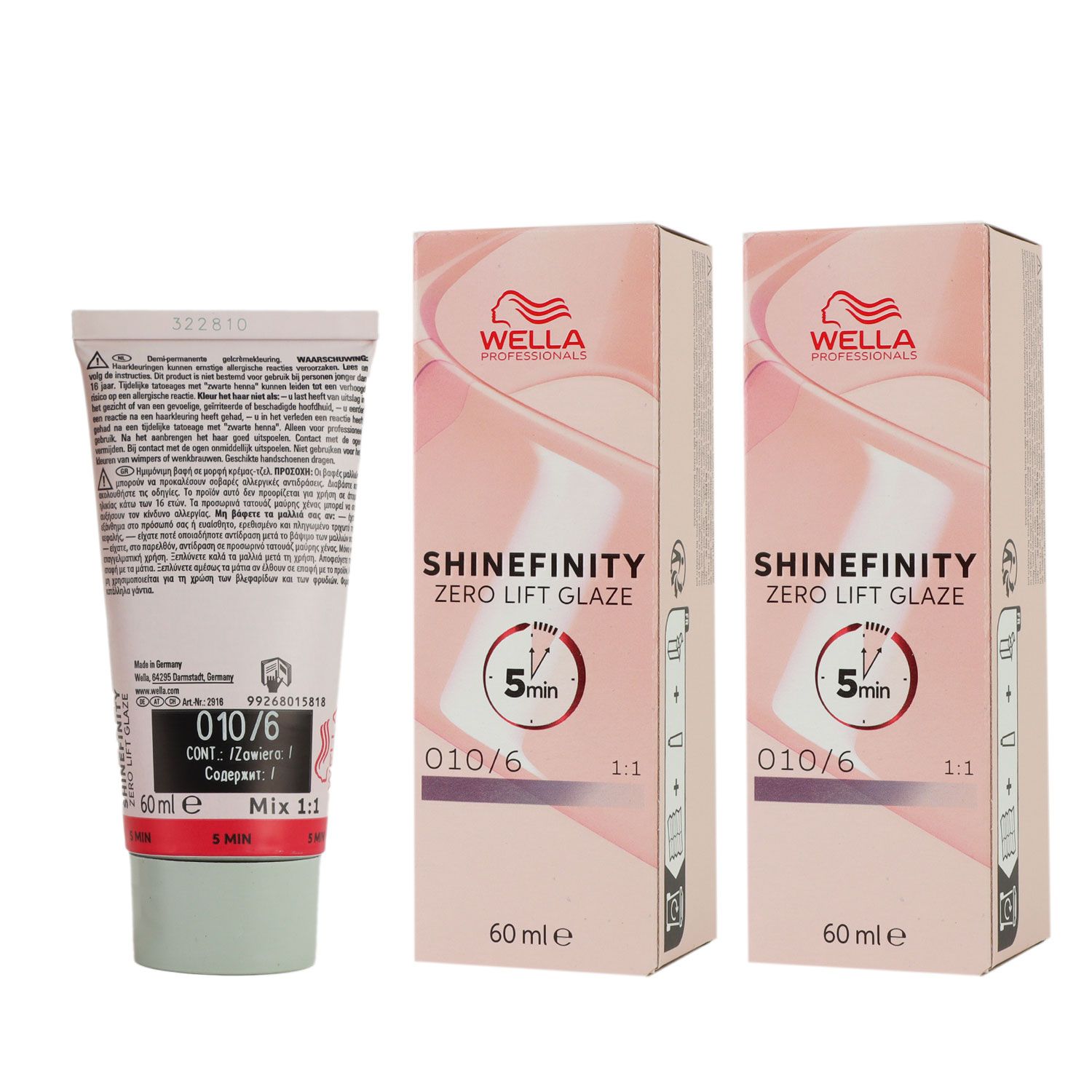 Wella Shinefinity Glaze Cool 2 x 60 ml 010/6 Lavender Flash Set --> Riemax | Parfüm, Pflege ...