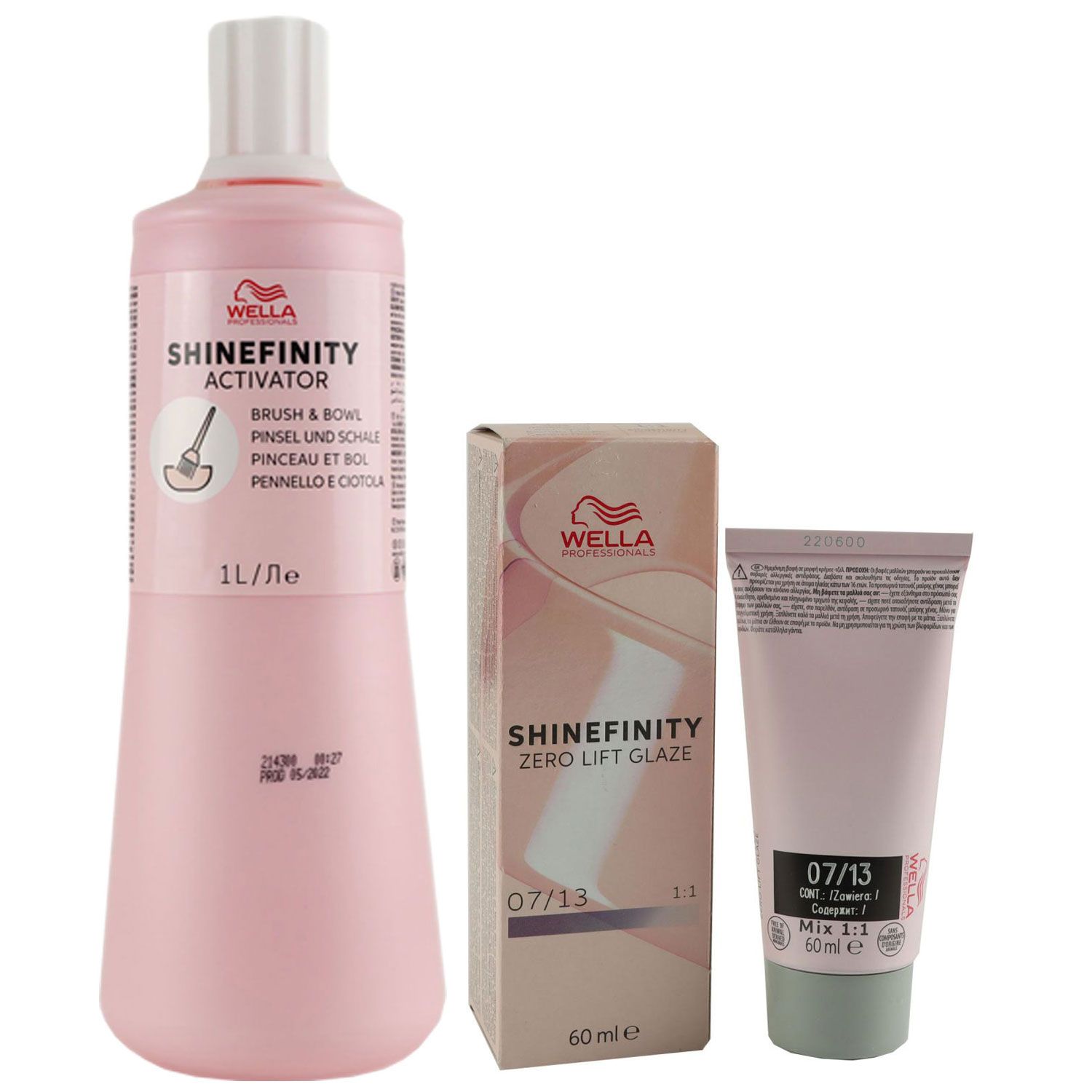 Wella Shinefinity Glaze & Entwickler Set