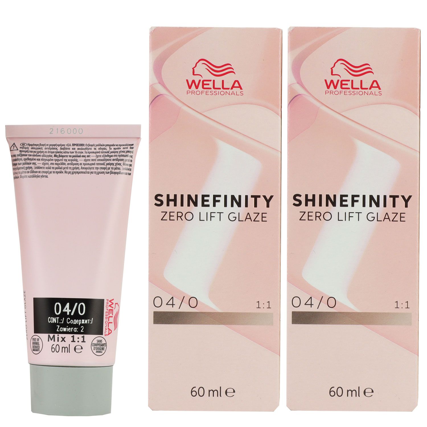 Wella Shinefinity Glaze Natural 2 x 60 ml 04/0 Espresso Tönung Set --> Riemax | Parfüm, Pflege ...