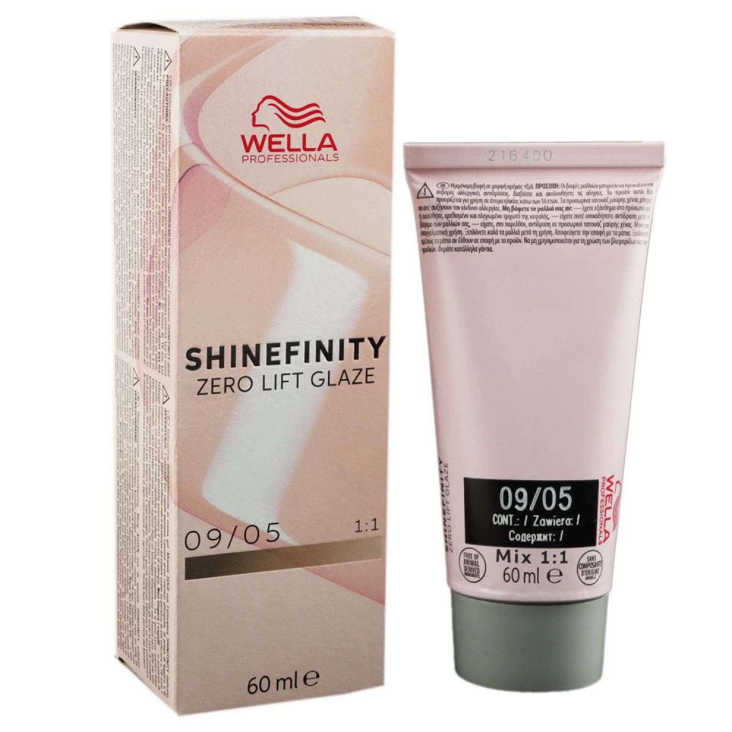 Wella Shinefinity Glaze Natural 60 ml 09/05 Silk Blush Tönung --> Riemax | Parfüm, Pflege ...