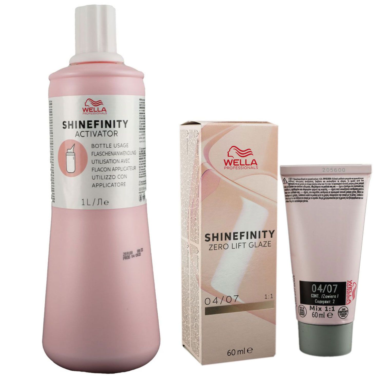 Wella Shinefinity Glaze & Aktivator Set