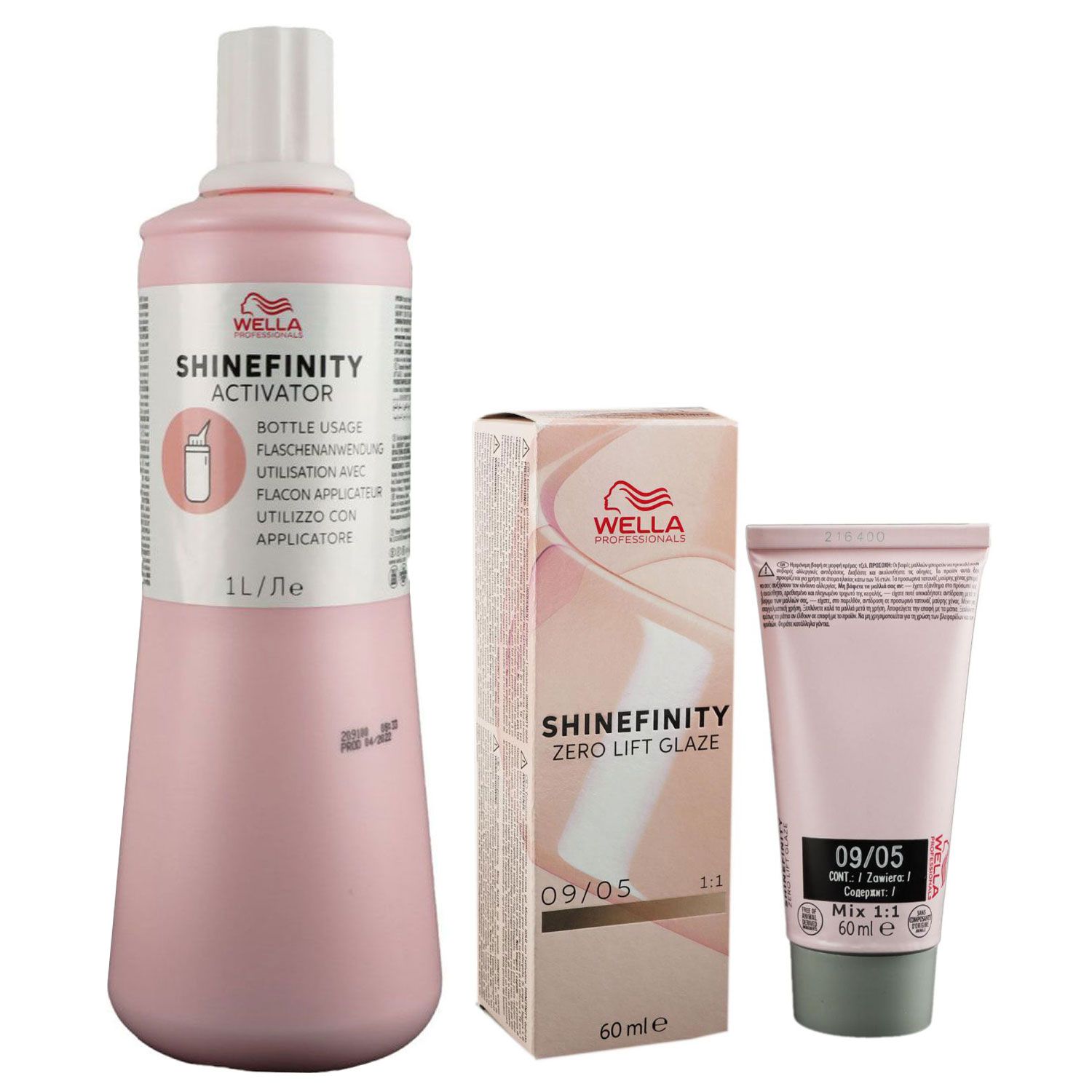 Wella Shinefinity Glaze Set 60ml & 1L