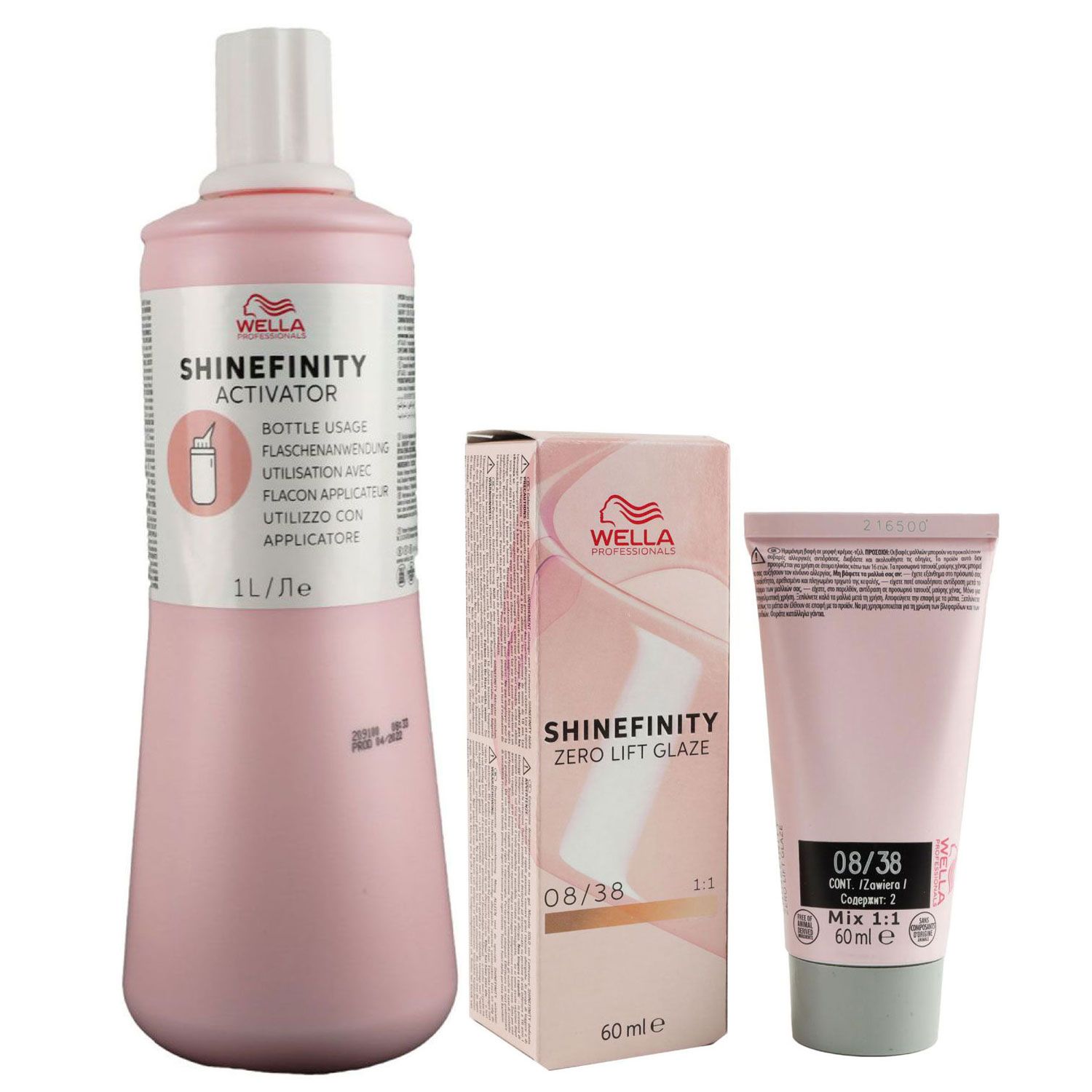 Wella Shinefinity Glaze & Entwickler Set