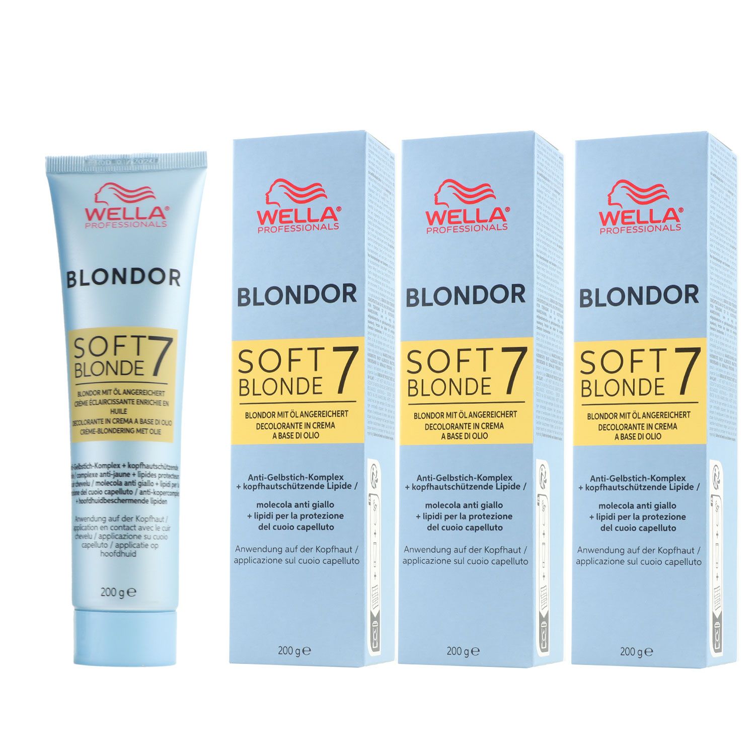 Wella Soft Blonde Cream 3 x 200 g bei Riemax