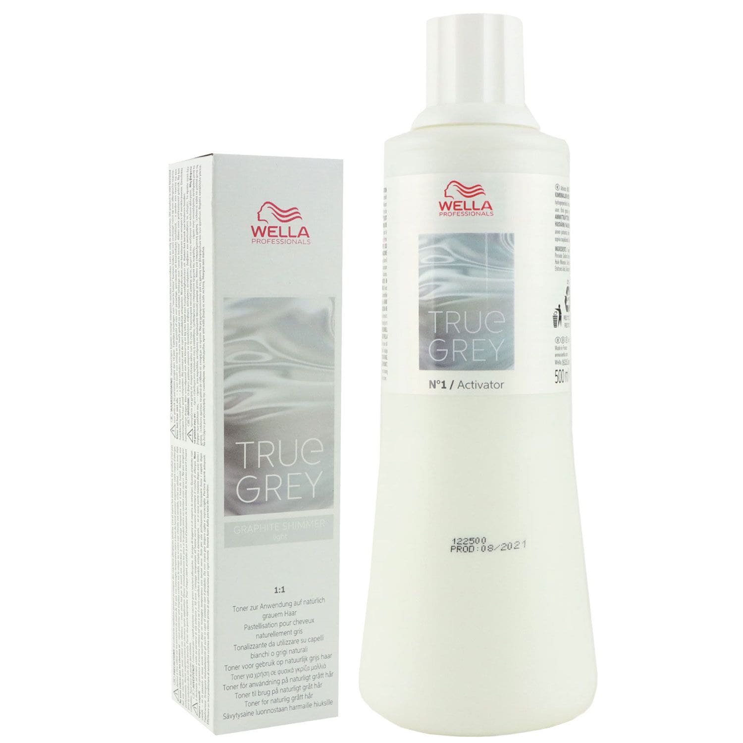 Wella True Grey Activator & Tönung Graphite Shimmer Lig