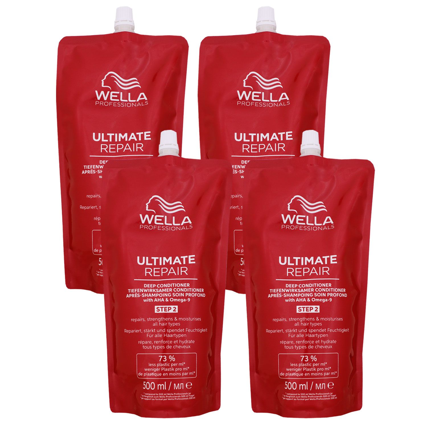 Wella Ultimate Repair Deep Conditioner 4 x 500 ml Nachfüllpack ...