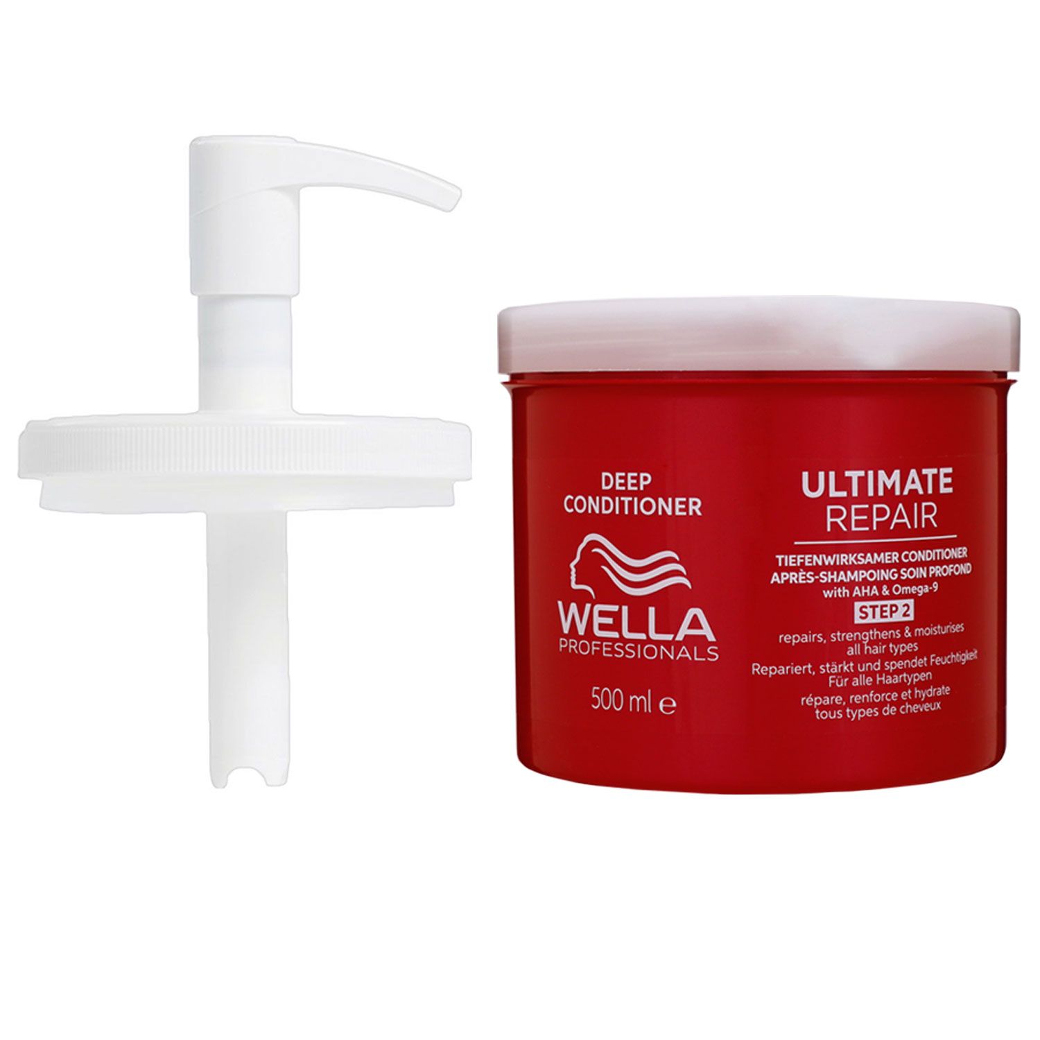 Wella Ultimate Repair Deep Conditioner 500 ml & Dosierpumpe Set ...