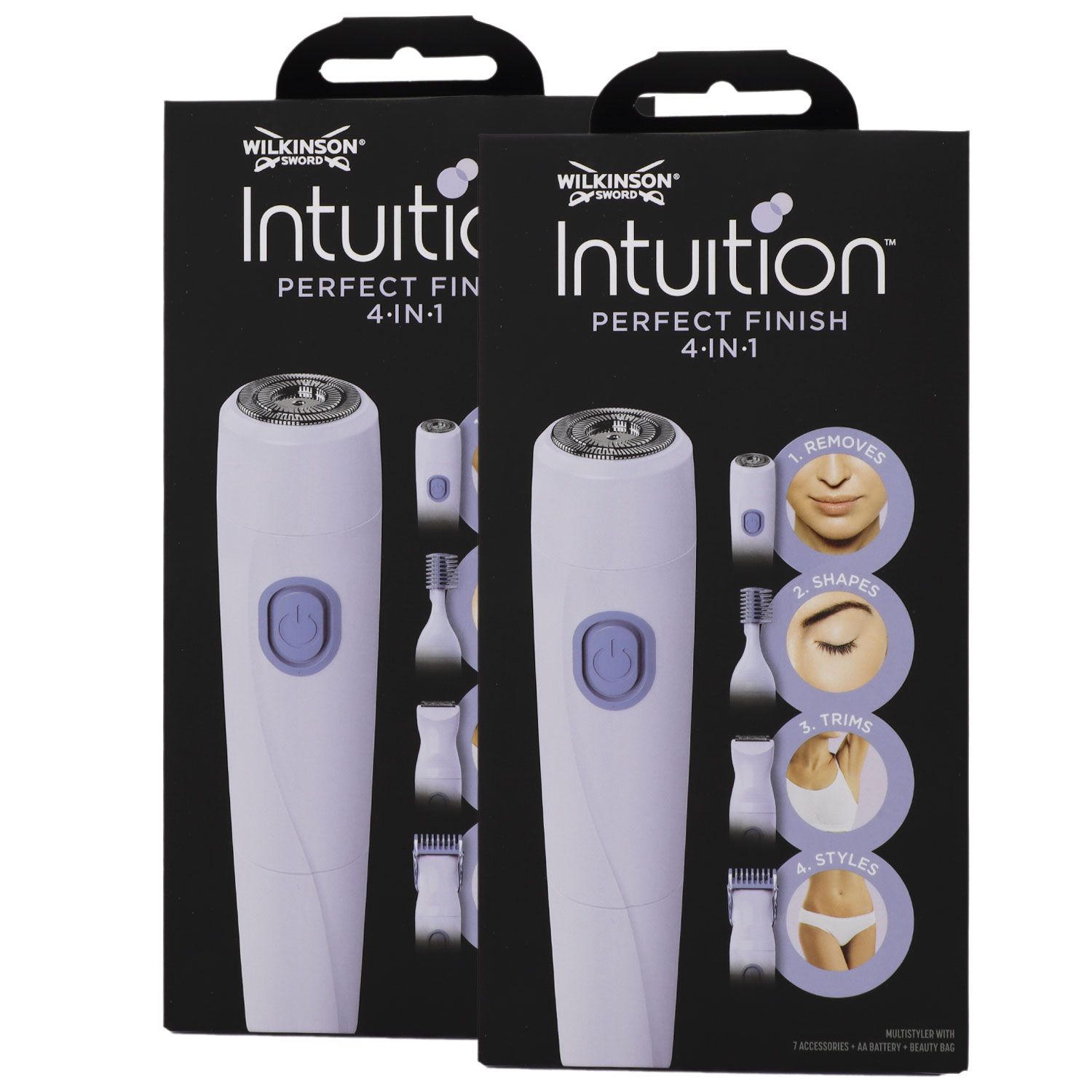Wilkinson Sword Intuition Perfect finish 2 x 4 in 1 Set